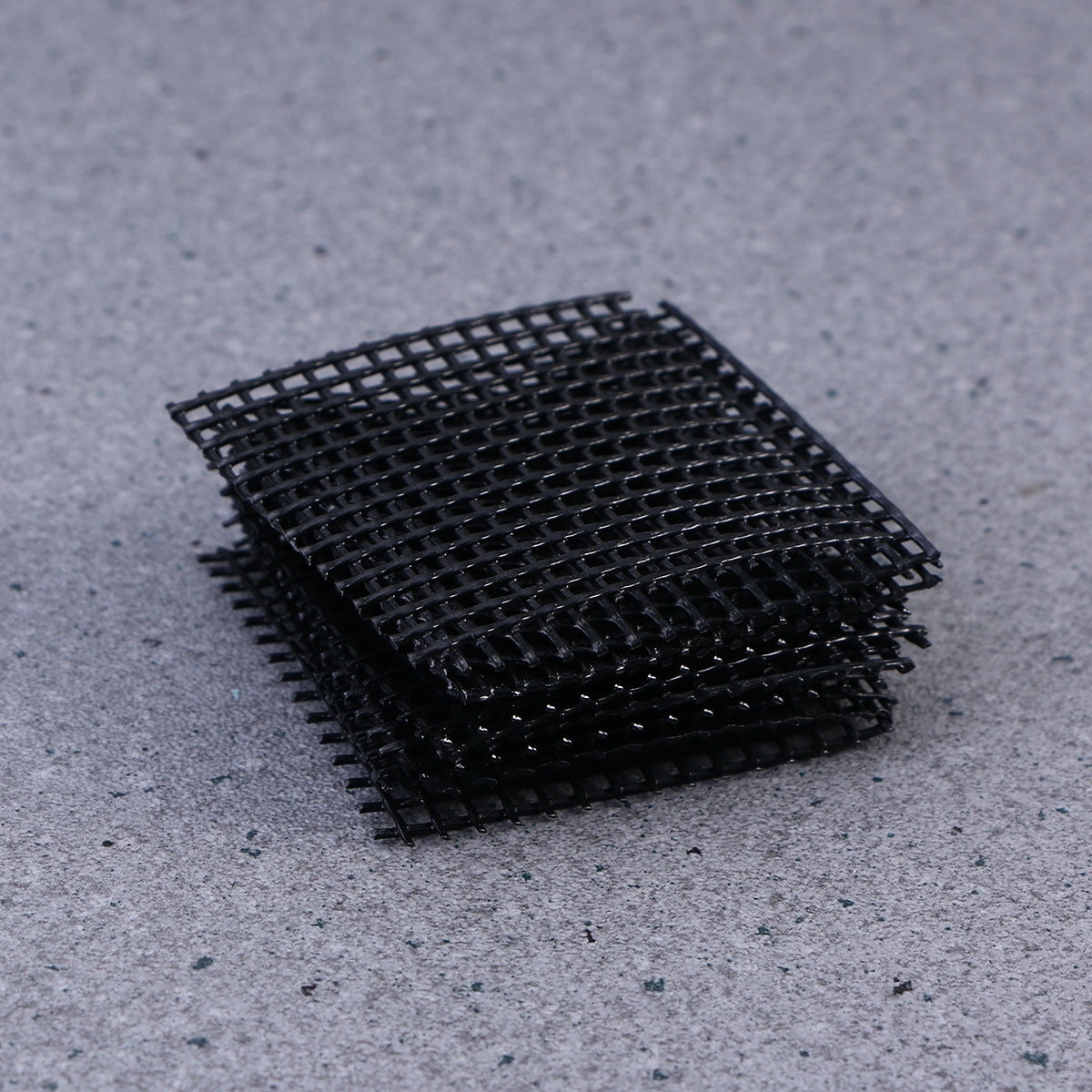 Masteelf 50 Pcs Garden Terrarium Substrate Mesh Grid Flower Pot Black ...