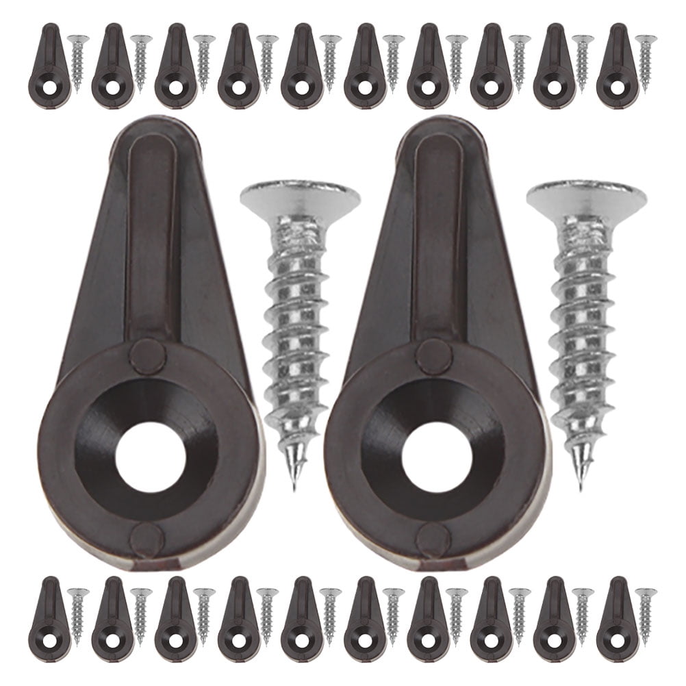 Masteelf 50 Pcs Glass Clips for Cabinet Doors Mirror Brackets Wall ...