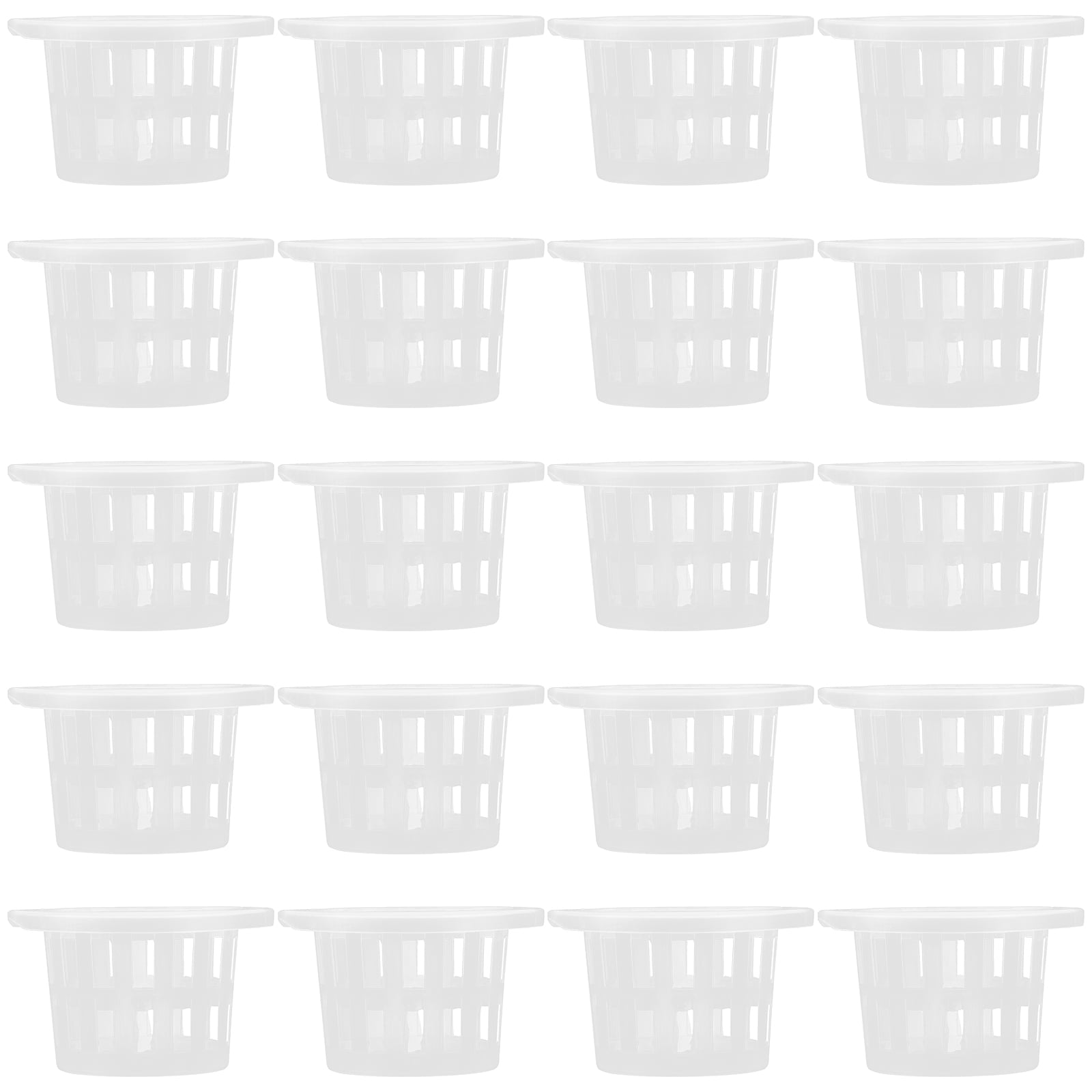 Masteelf 50 Pcs Hydroponic Planter Planting Basket Wide Lip Net Cups ...