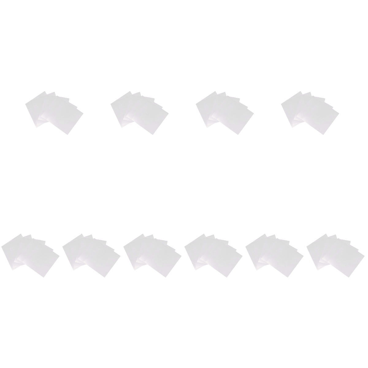 Masteelf 50 Pcs Material Transparent Stencils Stencil Sheets Blank ...