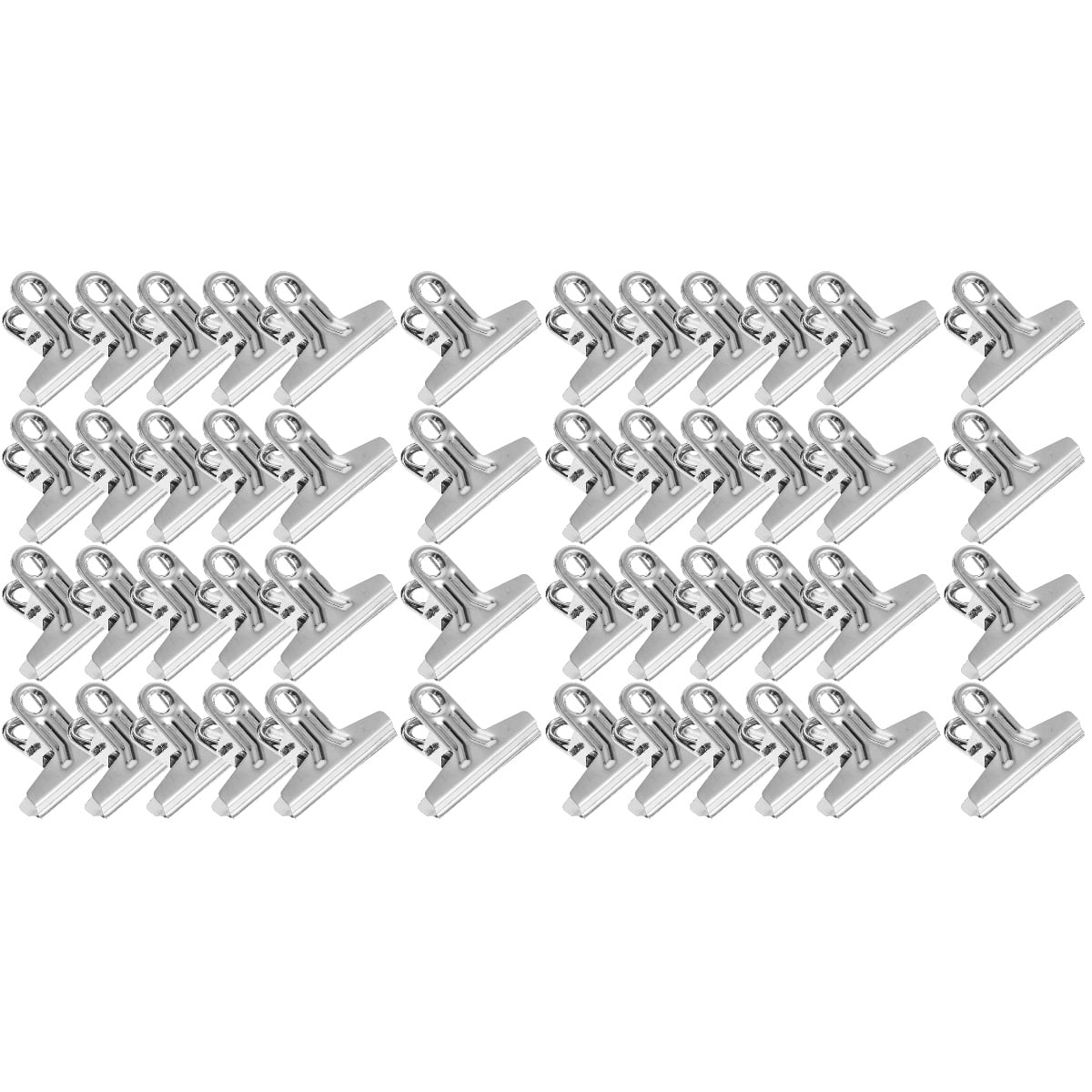 Masteelf 50 Pcs Stainless Steel Money Clips for Office Use, Metal Check ...