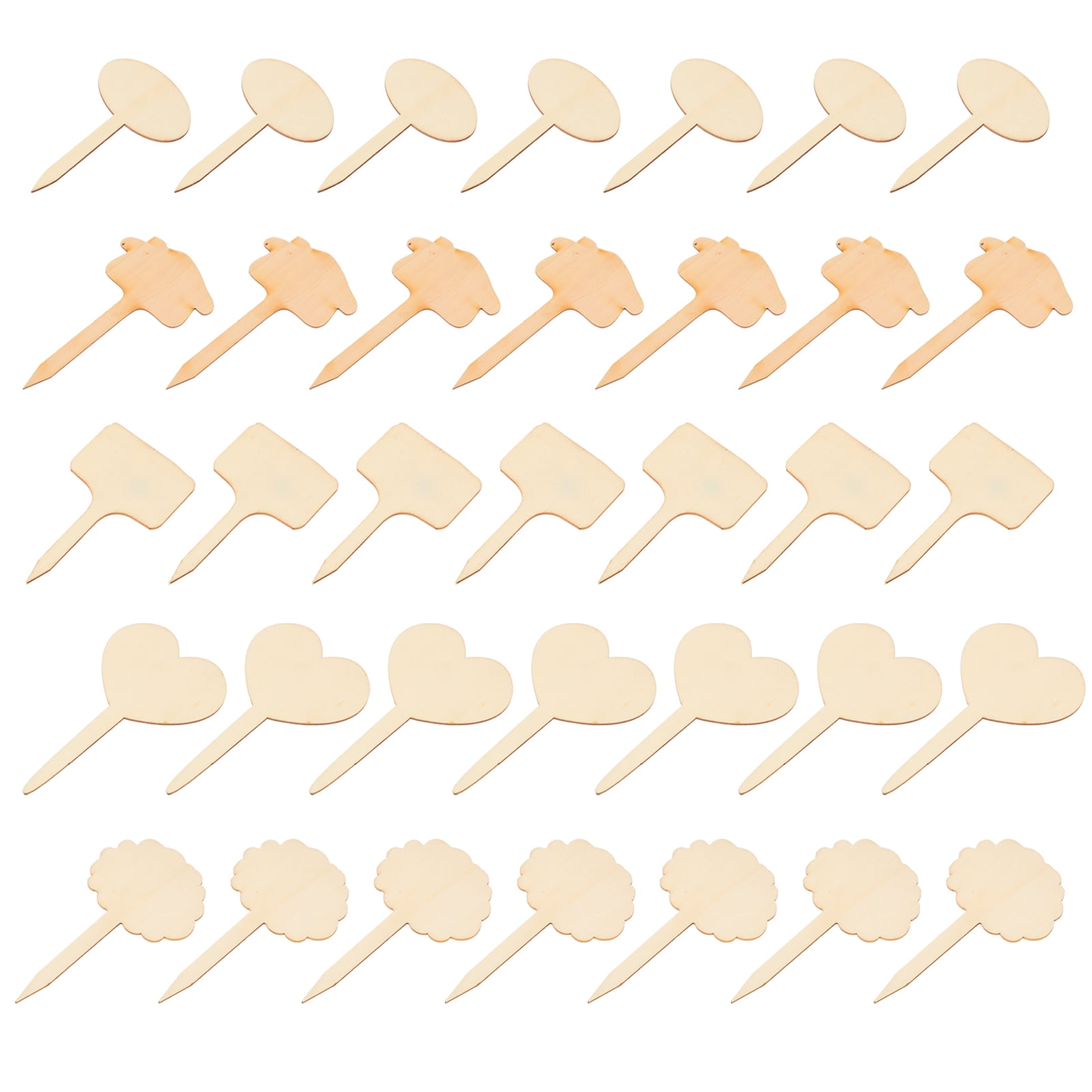 Masteelf 50 Pcs Plant Label Stakes Labels for Pole Marker Plants Net ...