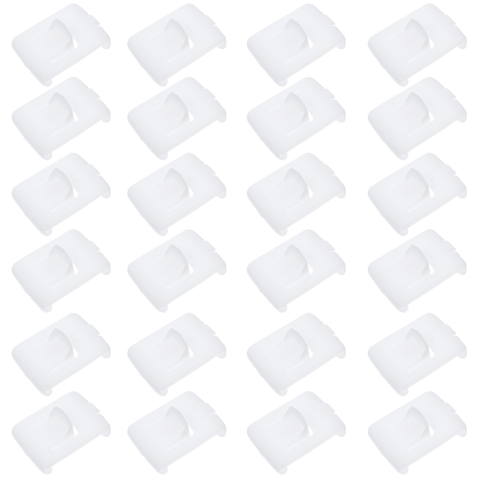 Masteelf 50 Pcs Plastic Seat Runner Fasteners Rollers White - Walmart.com
