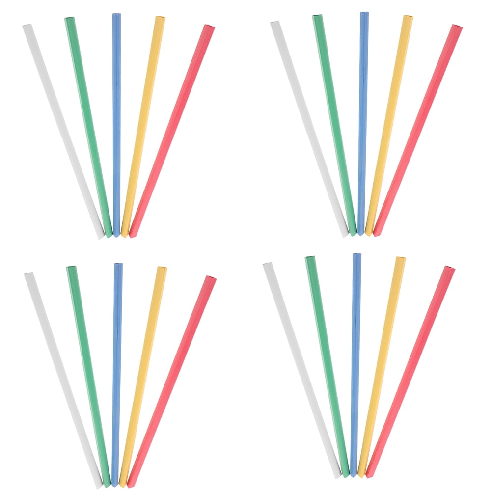 Masteelf 50 Pcs Plastic Slide Binder for Book Pull Rod Clips Bars Grip ...