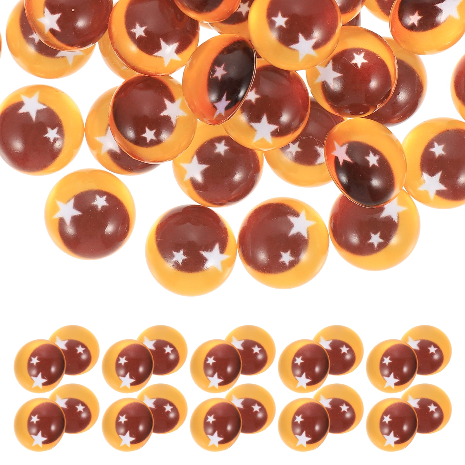 Masteelf 50pcs Lifelike Glass Eyes for DIY Plush Doll Accessories and ...
