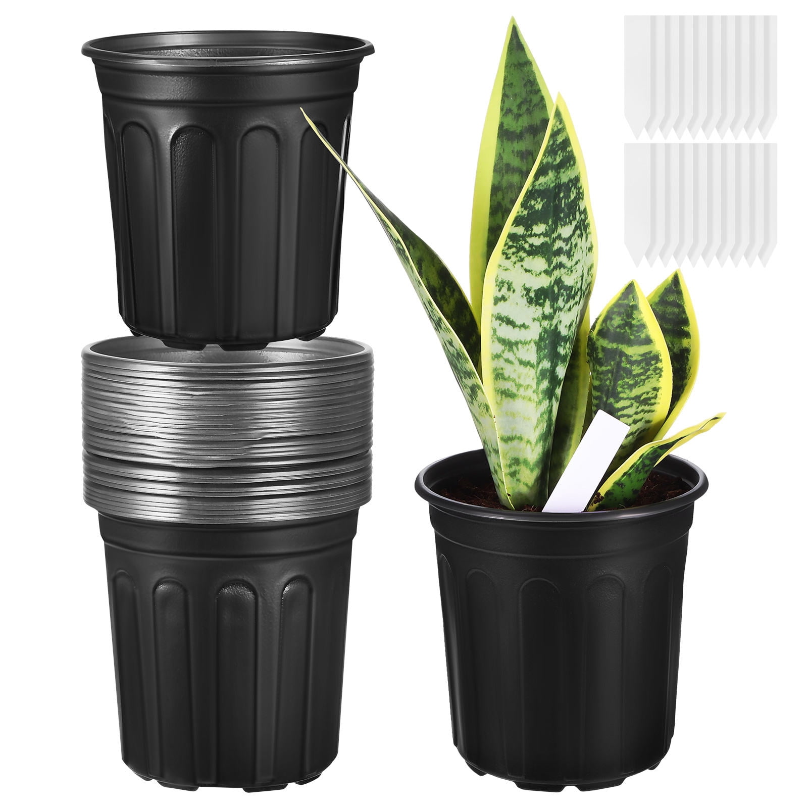 Masteelf 50 Pcs Pots with Drainage Holes Flower Supplies Flowerpot ...