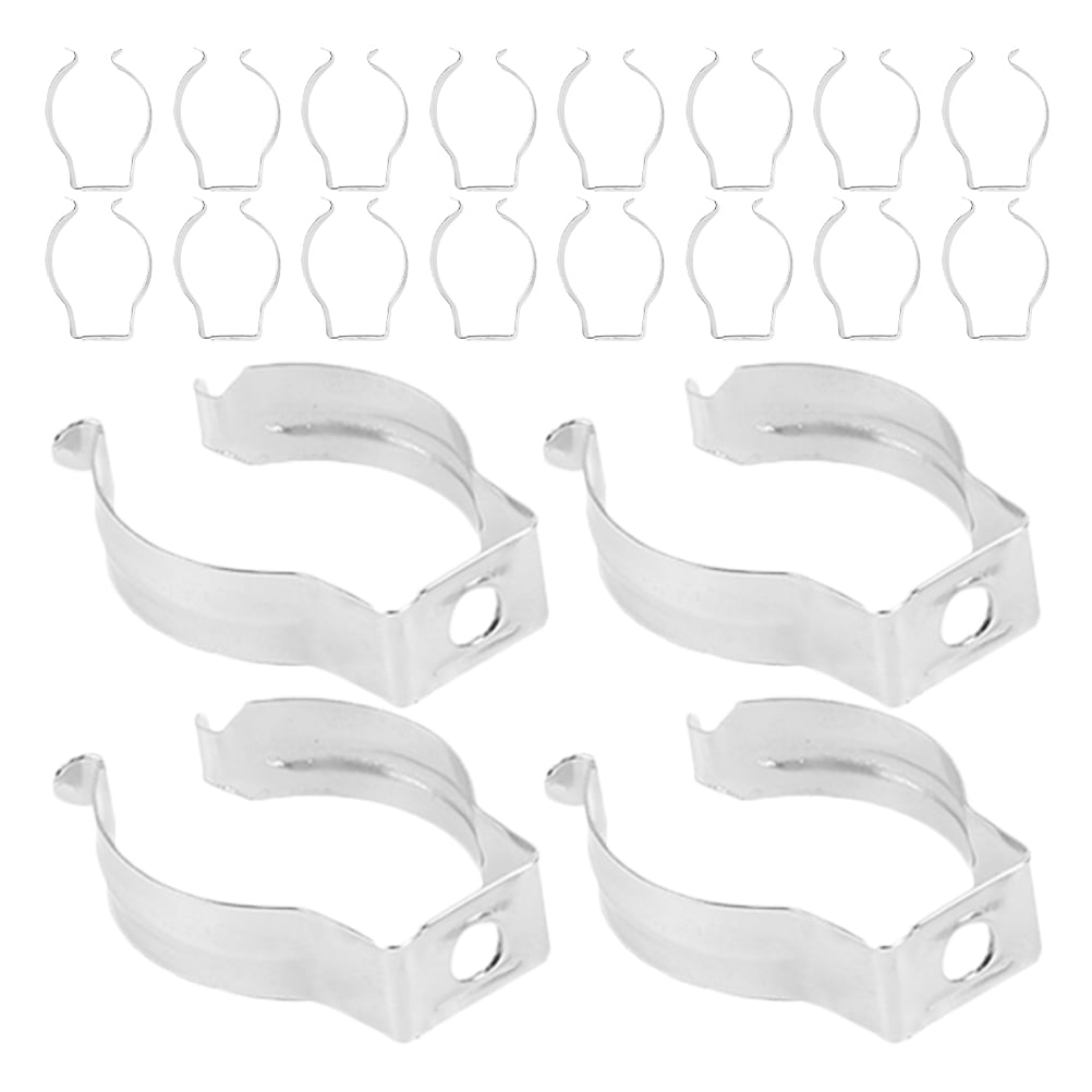 Masteelf 50 Pcs T8 U Clips Holder Bracket Led Light Bulb Mounting ...