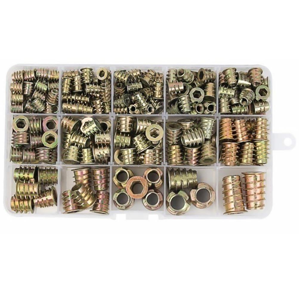 Masteelf 50 Pcs Tacks Internal and External Tooth Nut Nuts M8 Fine ...