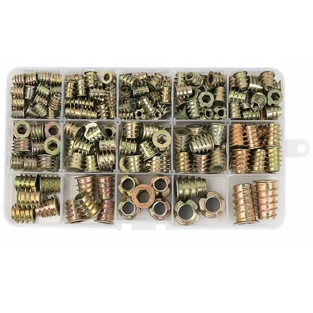 Masteelf 50 Pcs Tacks Internal and External Tooth Nut Nuts M8 Fine ...