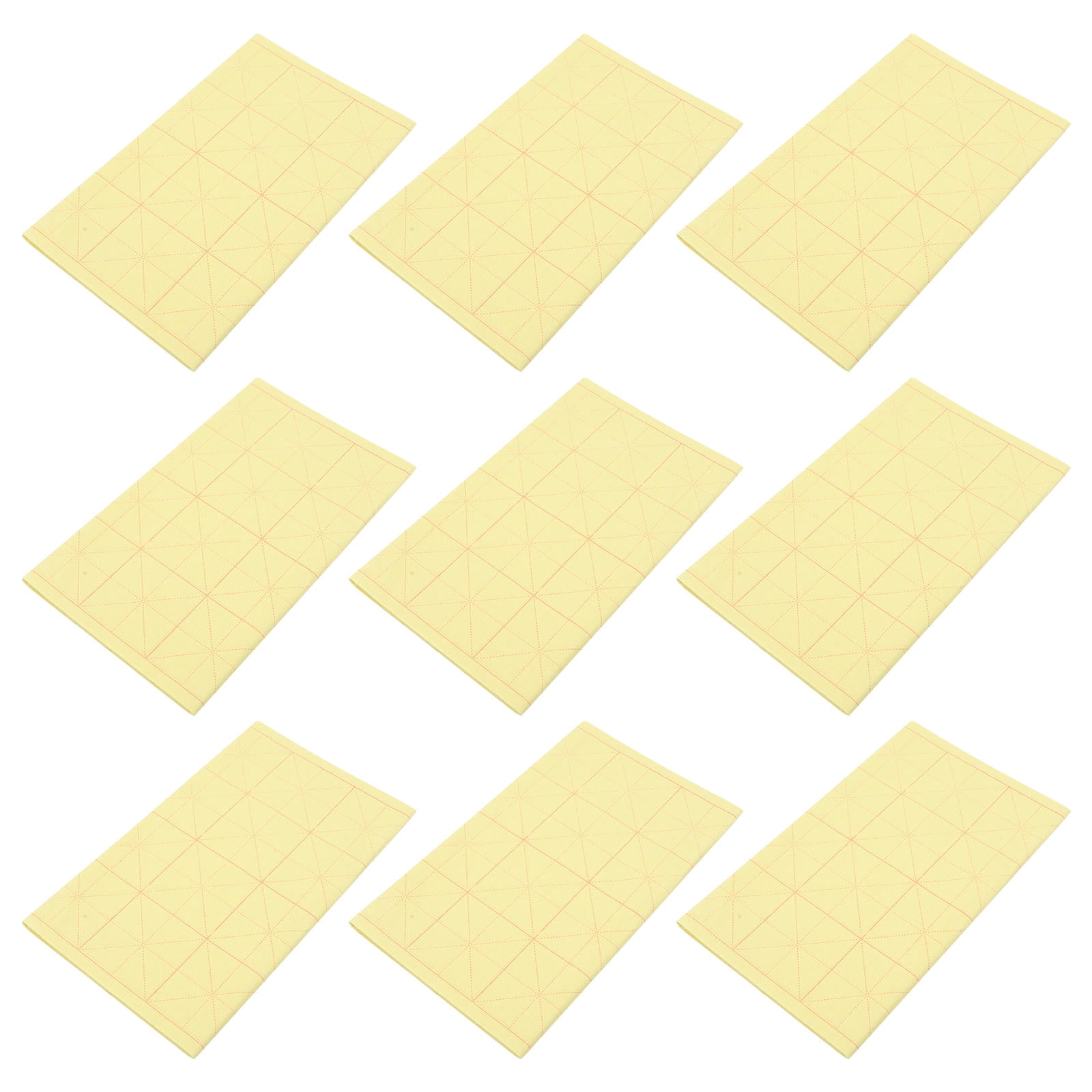 Masteelf 50 Pcs Writing for Grid Rice Paper Xuan Paper Student 67X39 ...