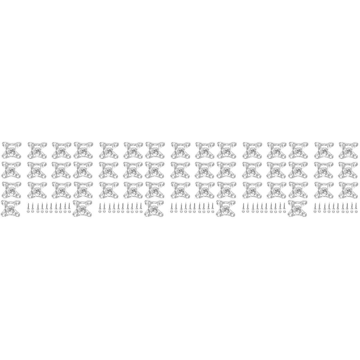 Masteelf 50 Sets Corner Brace Right Angle Corner Braces Butterfly-shape ...