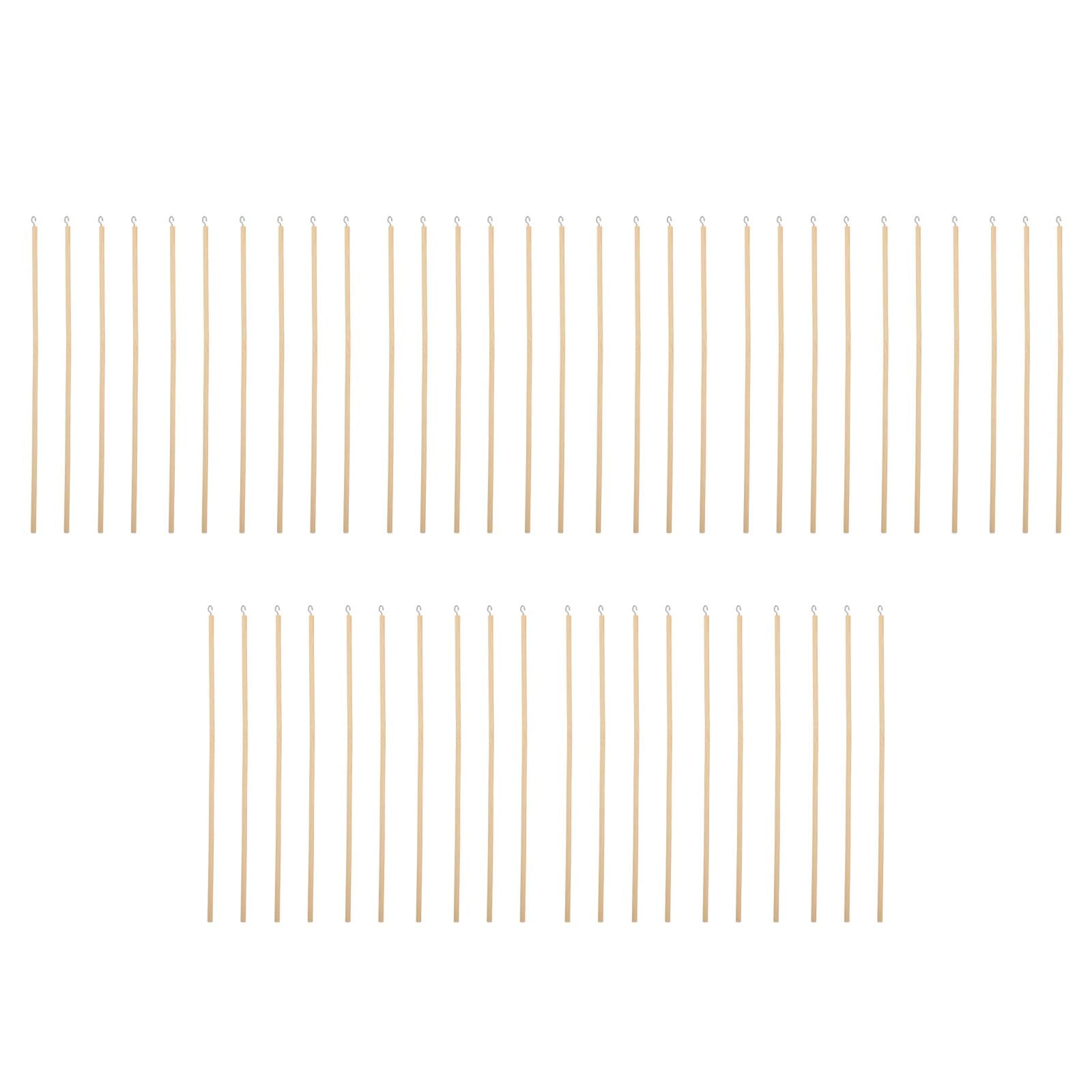 Masteelf 50 pcs Round Wooden Model Sticks For Puppet Manipulation And ...