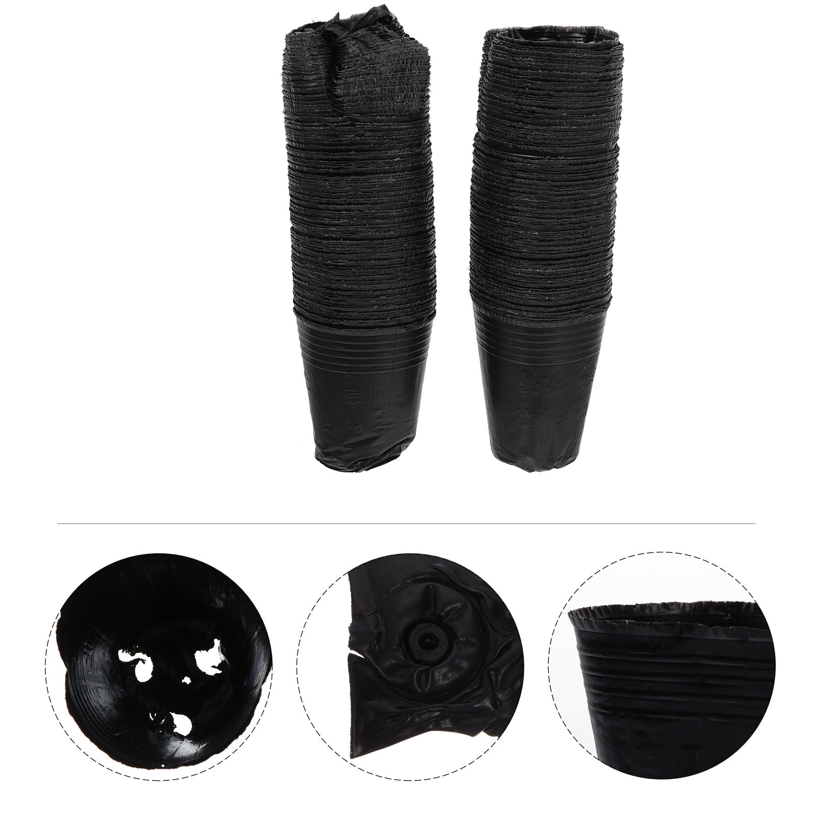 Masteelf 500 Pcs Potting Seedling Portable Plant Cups Flower Pots ...