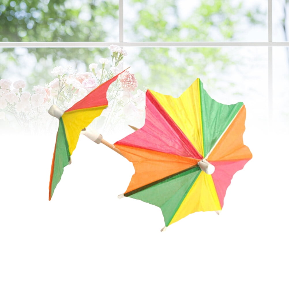 Masteelf 50PCS Cocktail Parasol Drink Umbrellas Paper Parasol Picks for ...