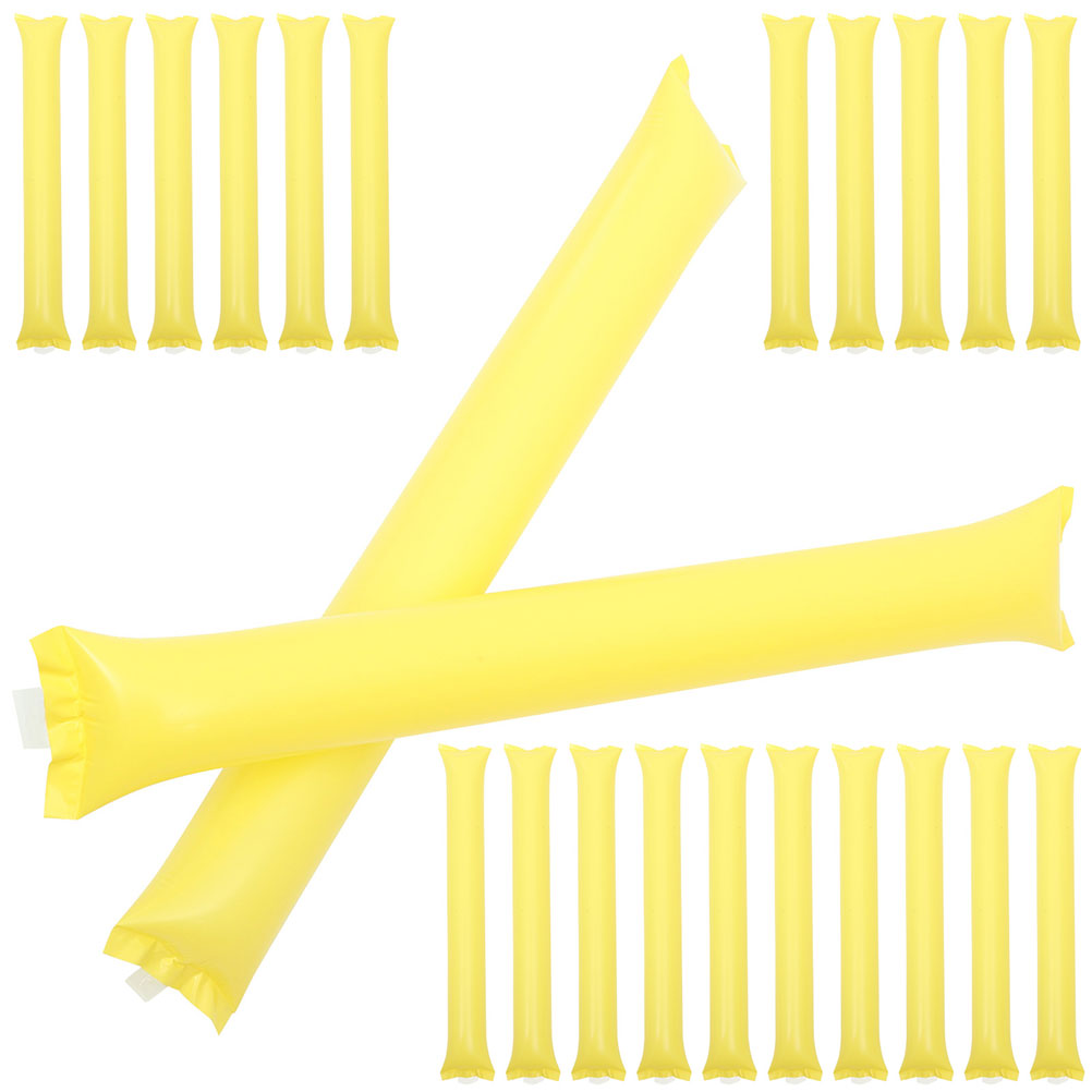 Masteelf 50Pcs Inflatable Boom Plastic Sticks Cheering Stick Noise ...