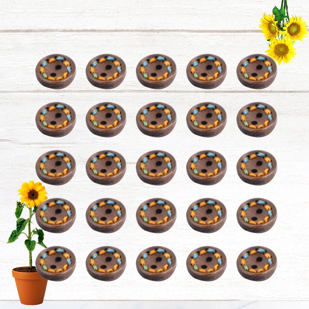 Masteelf 50pcs Assorted Color Colorful Wooden Buttons for Sewing and ...