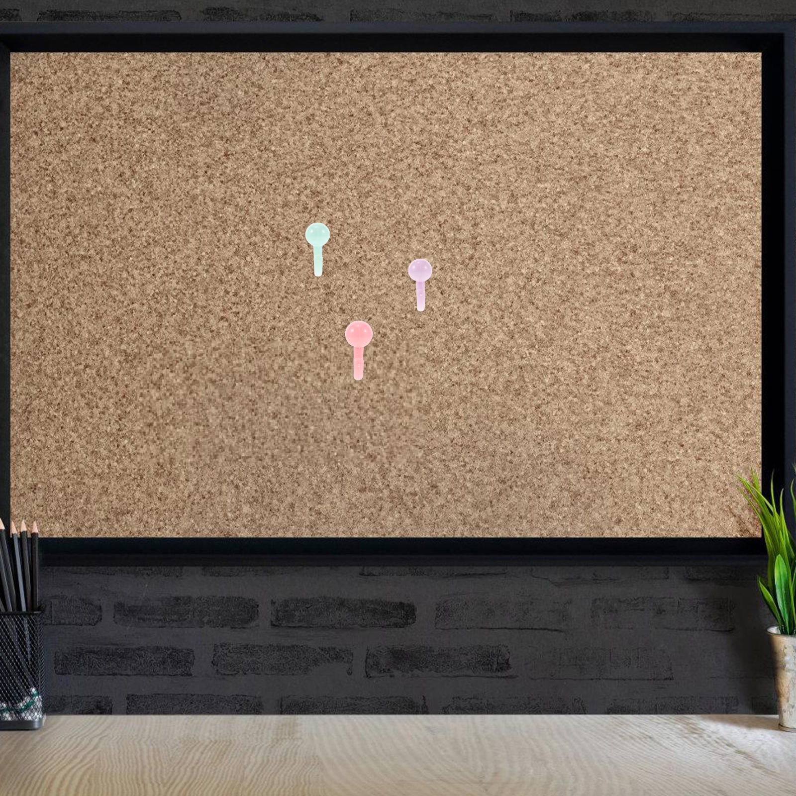 Masteelf 50pcs Assorted Color Map Push Pins for Cork Board and Heavy ...