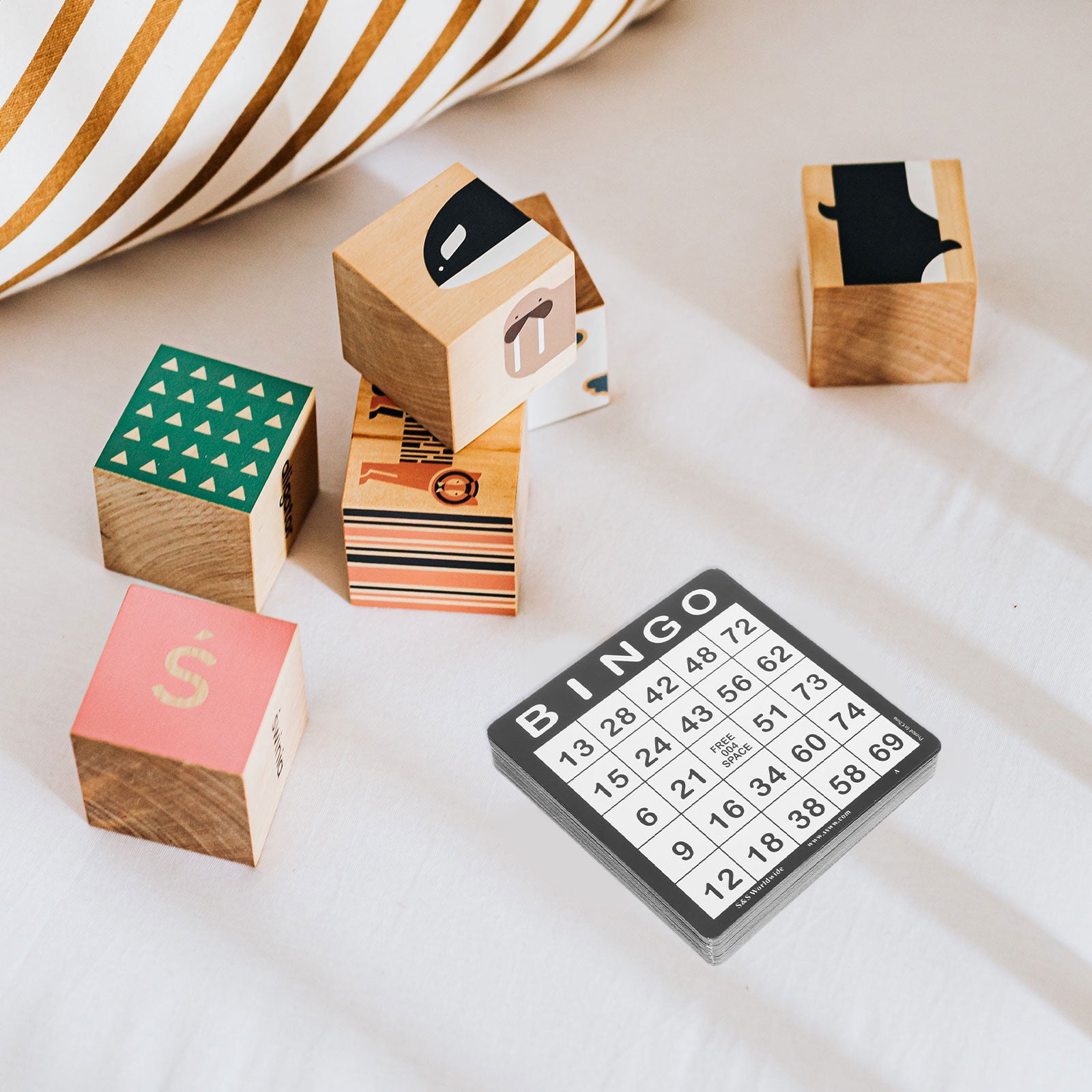 Masteelf 50pcs Bingo Game Cards For Kids Teaching Bingo Paper Cards For Enhancing Math And Logic ...