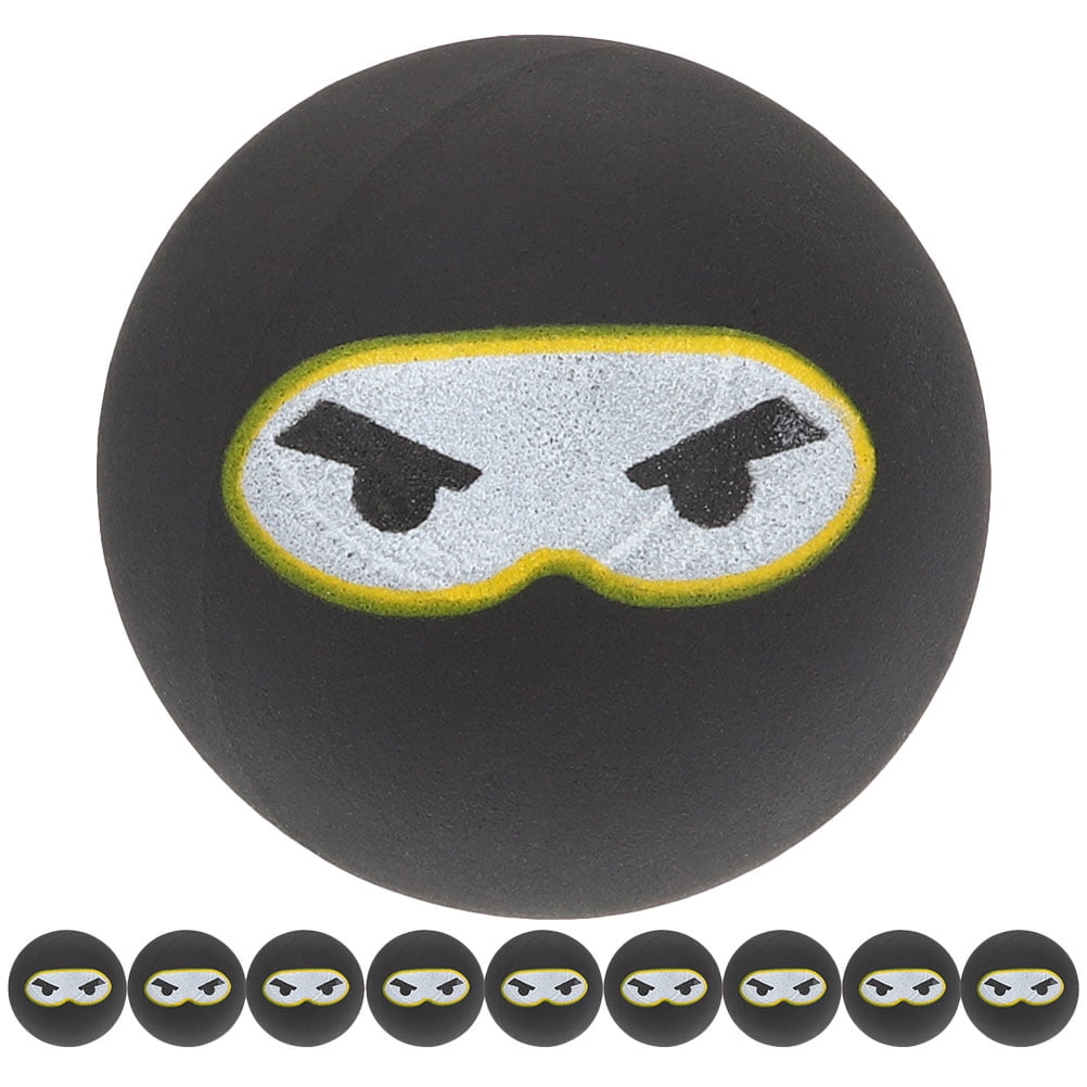 50pcs Rubber Bouncy Balls for Kids Playing Fun Ninja Pattern Toys 1.5 ...