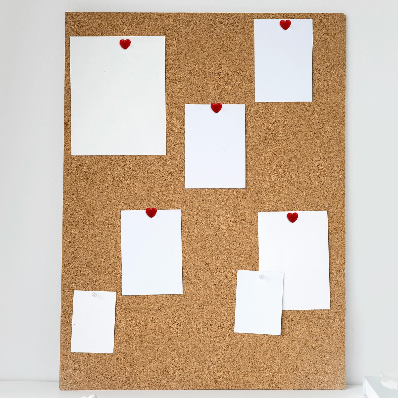 Masteelf 50pcs Heart Maps Pin Decorative Heart Pin Location Marker Pin ...