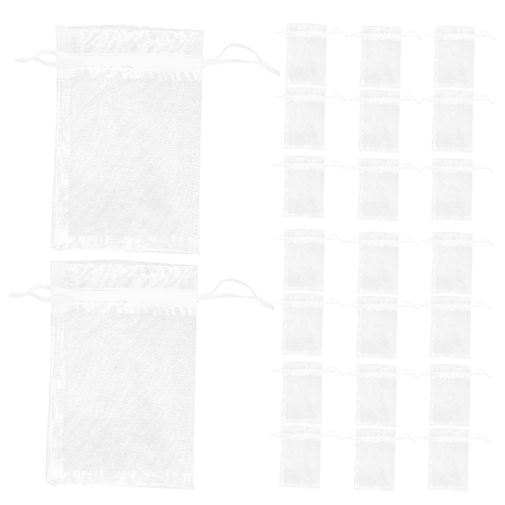 Masteelf 50pcs Large Organza Bag With Drawstring Versatile And Reusable ...