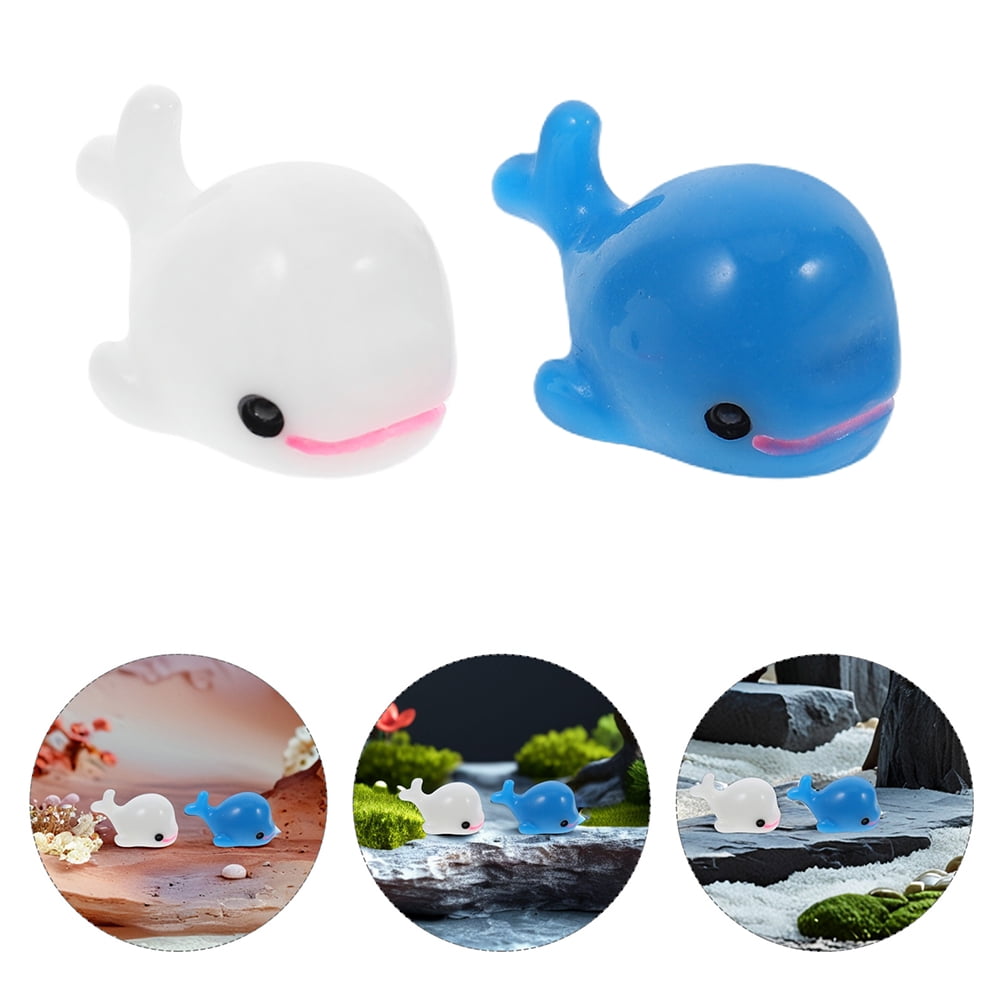 Masteelf 50pcs Mini Dolphin Resin Ornaments Cute Sea Animal Figurines ...