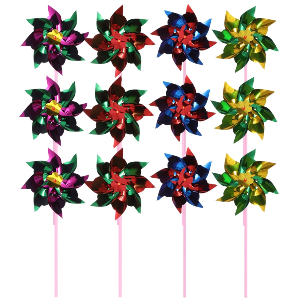 Masteelf 50pcs Pinwheels Garden Pinwheels For Kids Party Decorations ...