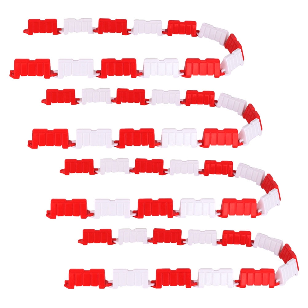 Masteelf MLINS 50pcs Mini Roadblocks Traffic Fences Toy Tiny Fences ...