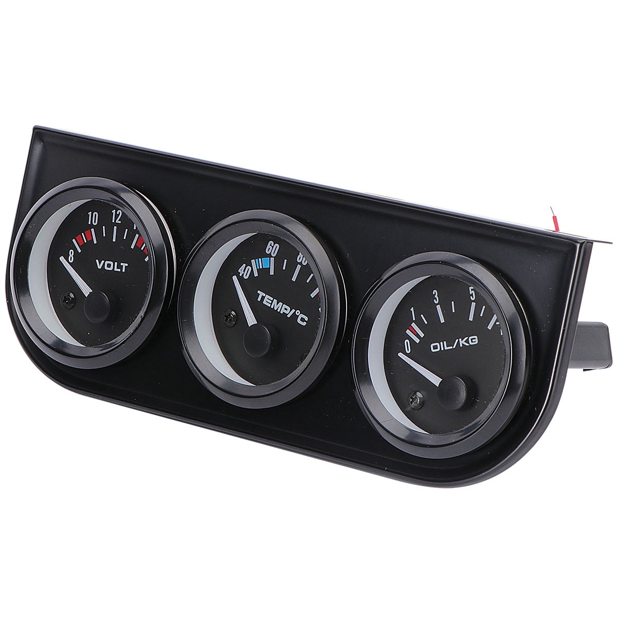 Masteelf 52mm Triple Kit Oil Temp Gauge Water Temp Gauge Temperature ...