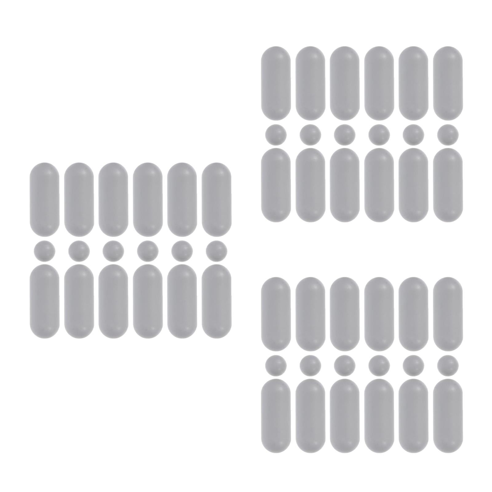 Masteelf 54 pcs Toilet Seat Bumpers Universal Buffer Toilet Lid Rubber Bumpers Toilet ...