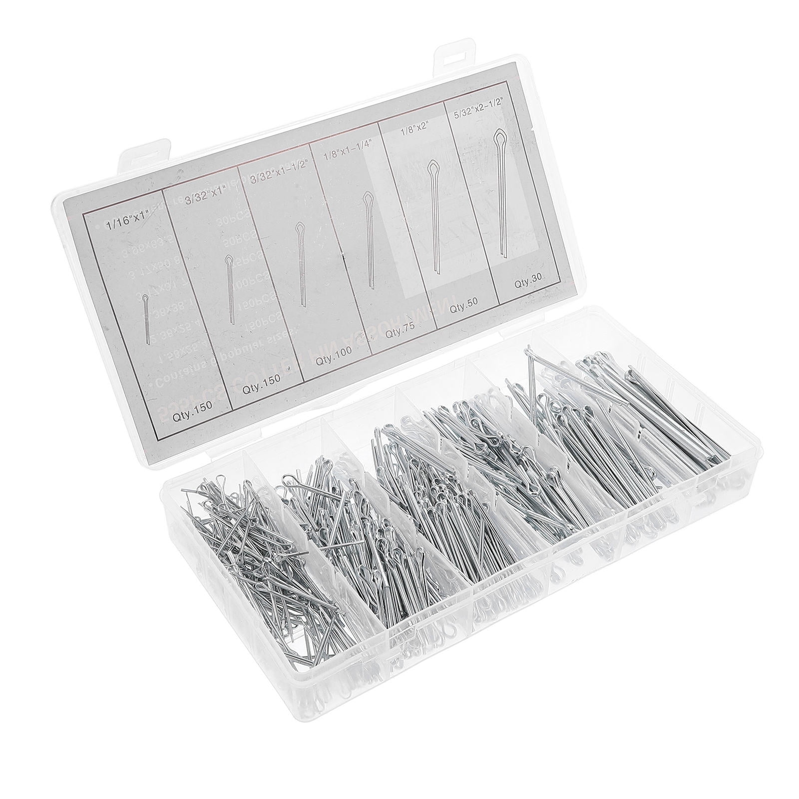 Masteelf 555pcs Cotter Pin Assortment Kit For Automotive Mechanics ...