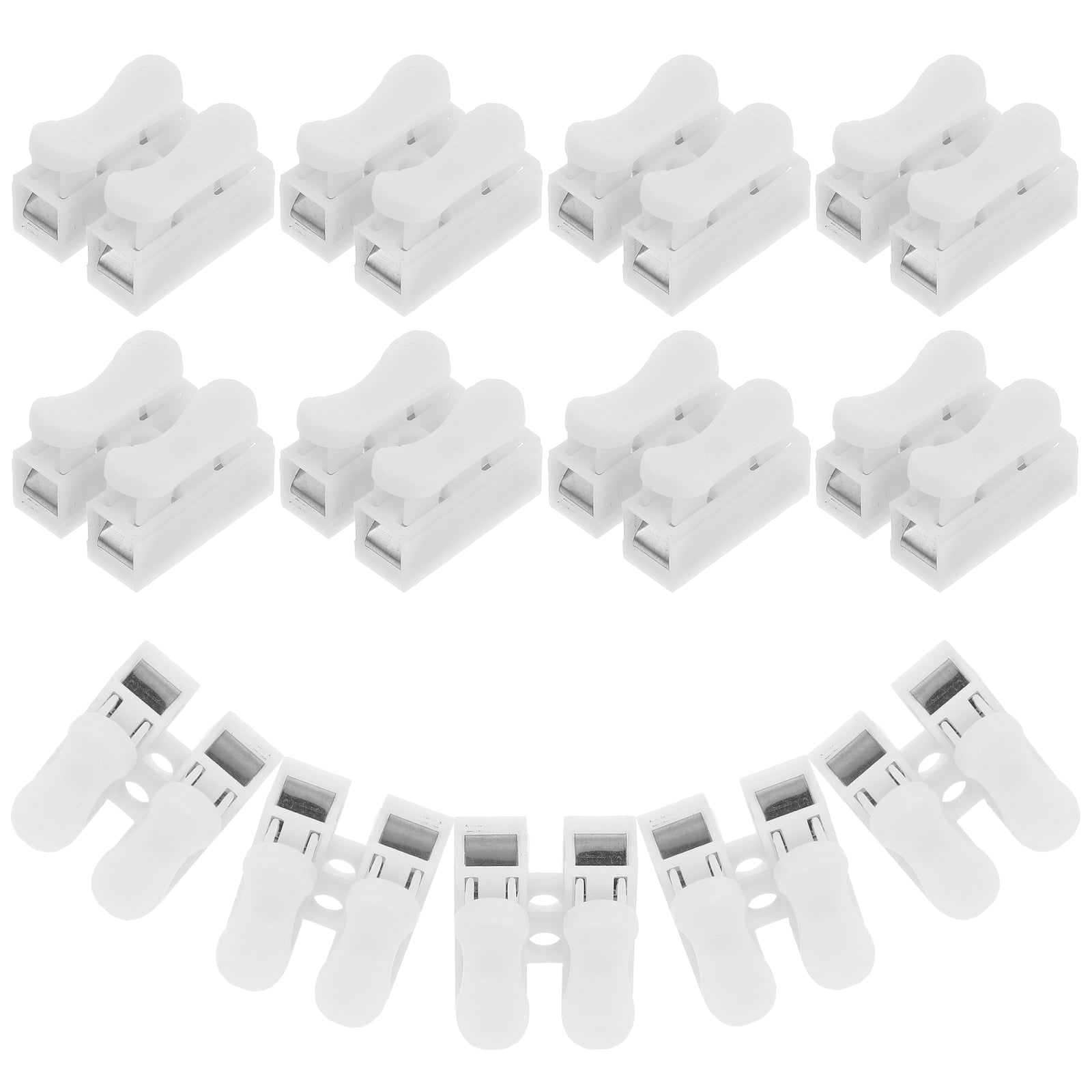 Masteelf 55pcs Push Quick Wire Cable Connectors Clamp Terminal Cable ...