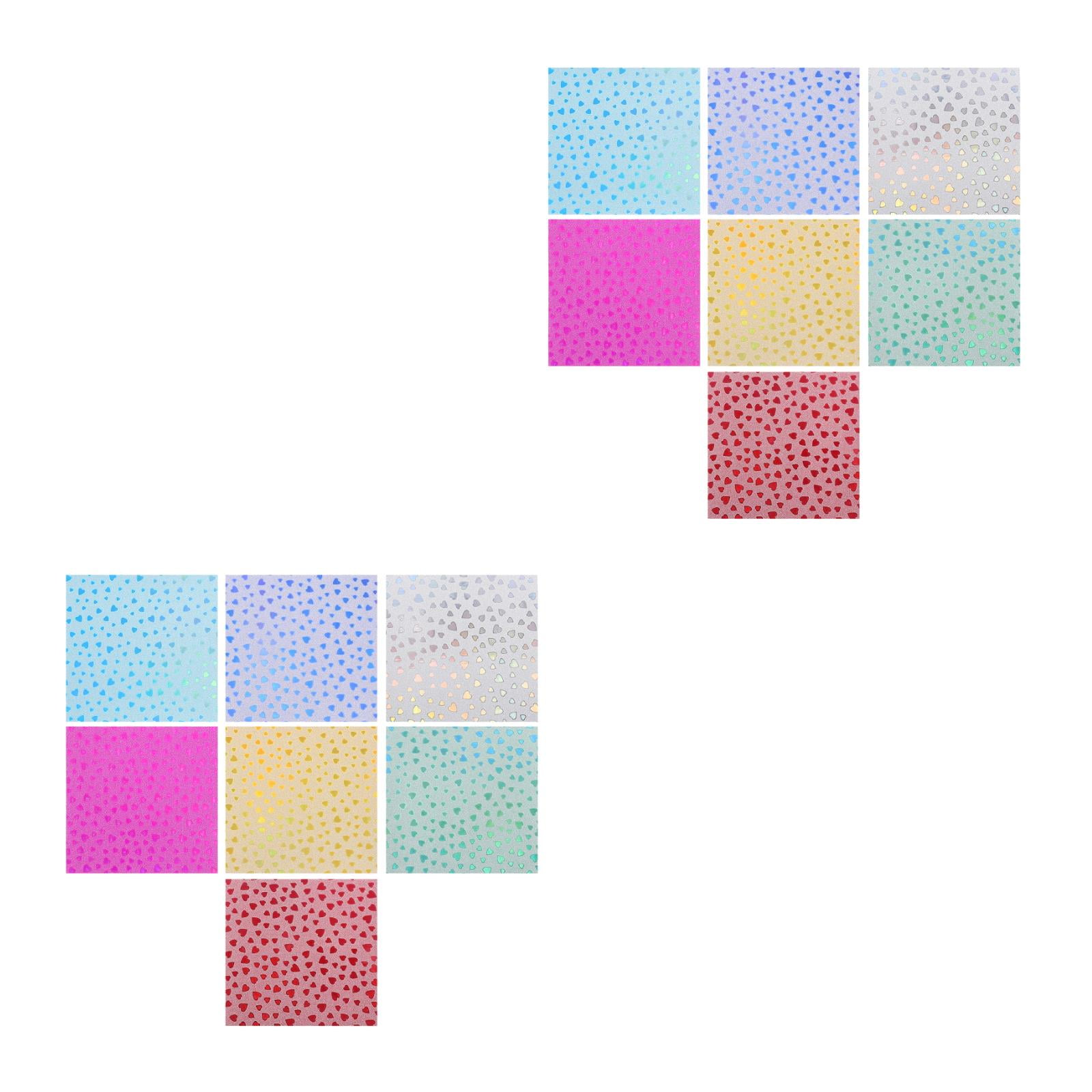 Masteelf 56 pcs Glitter Origami Paper Iridescent Paper Square Shiny ...