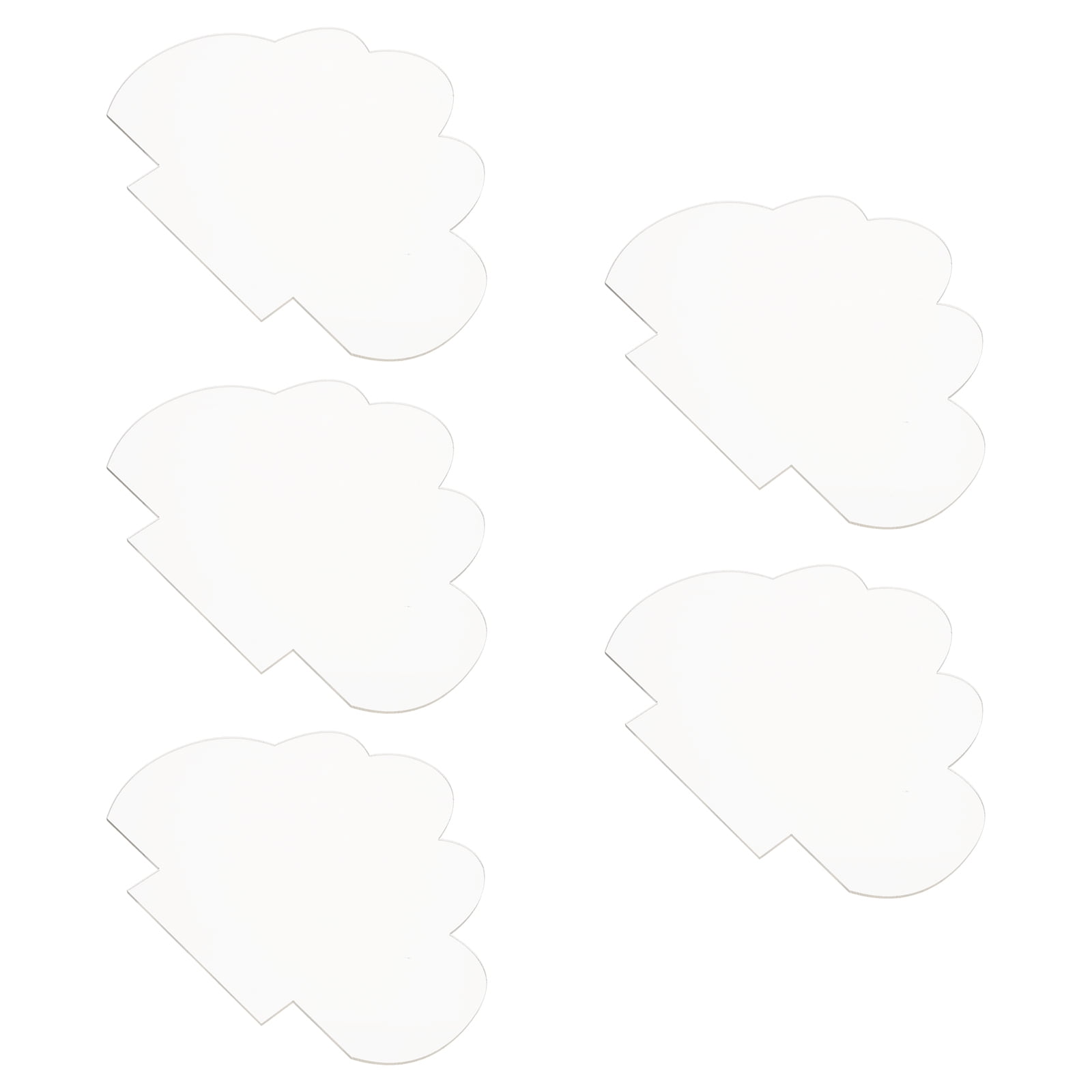 IDEANATEGRATE Lamp Sheet Acrylic White 5Pcs 5.8X4.5In - Walmart.com