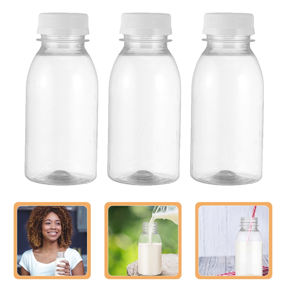 Masteelf Reusable Transparent Plastic Milk Storage Containers for Home ...