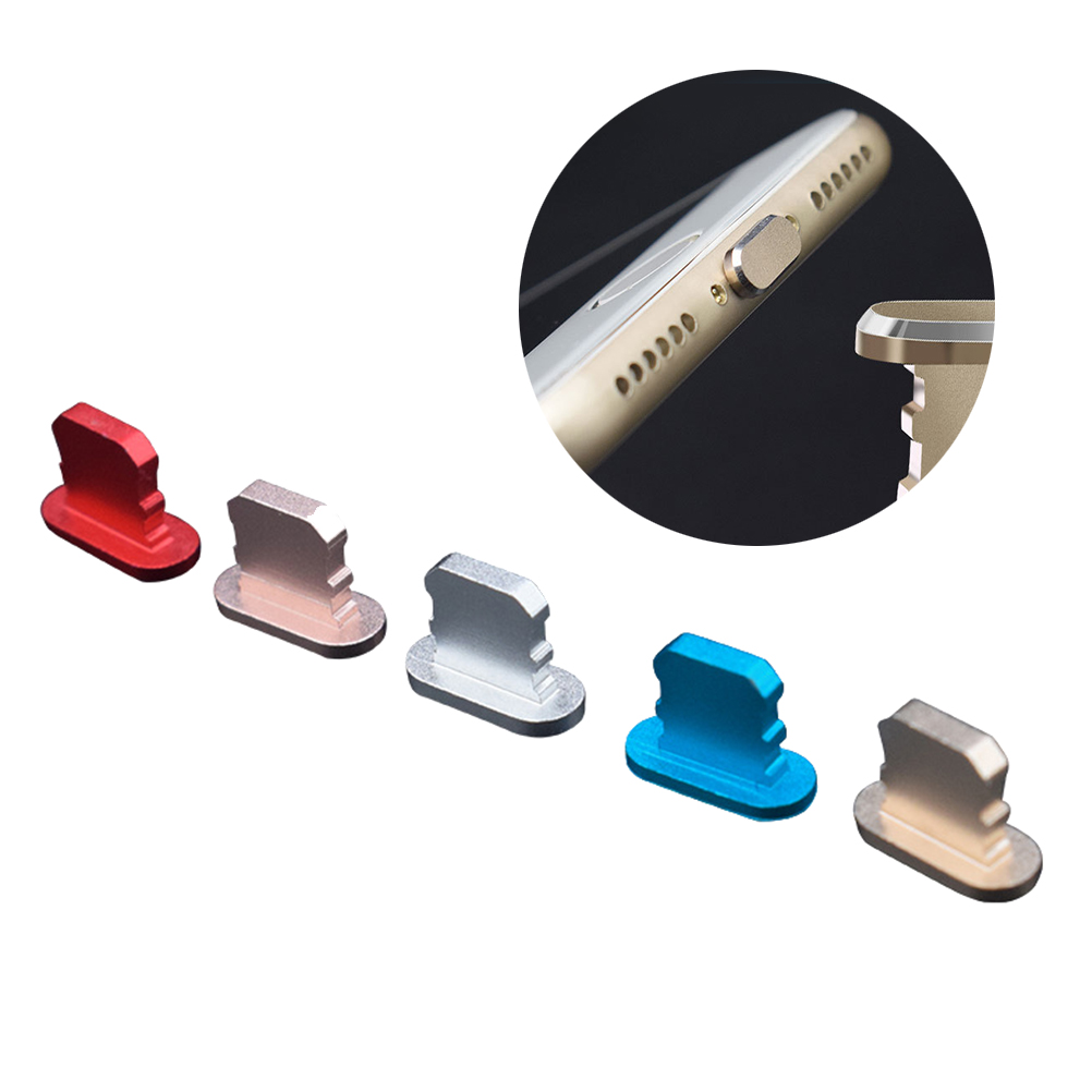 Masteelf 5PCS Universial Smart Phone Metal Plug Stopper Cover Charging ...