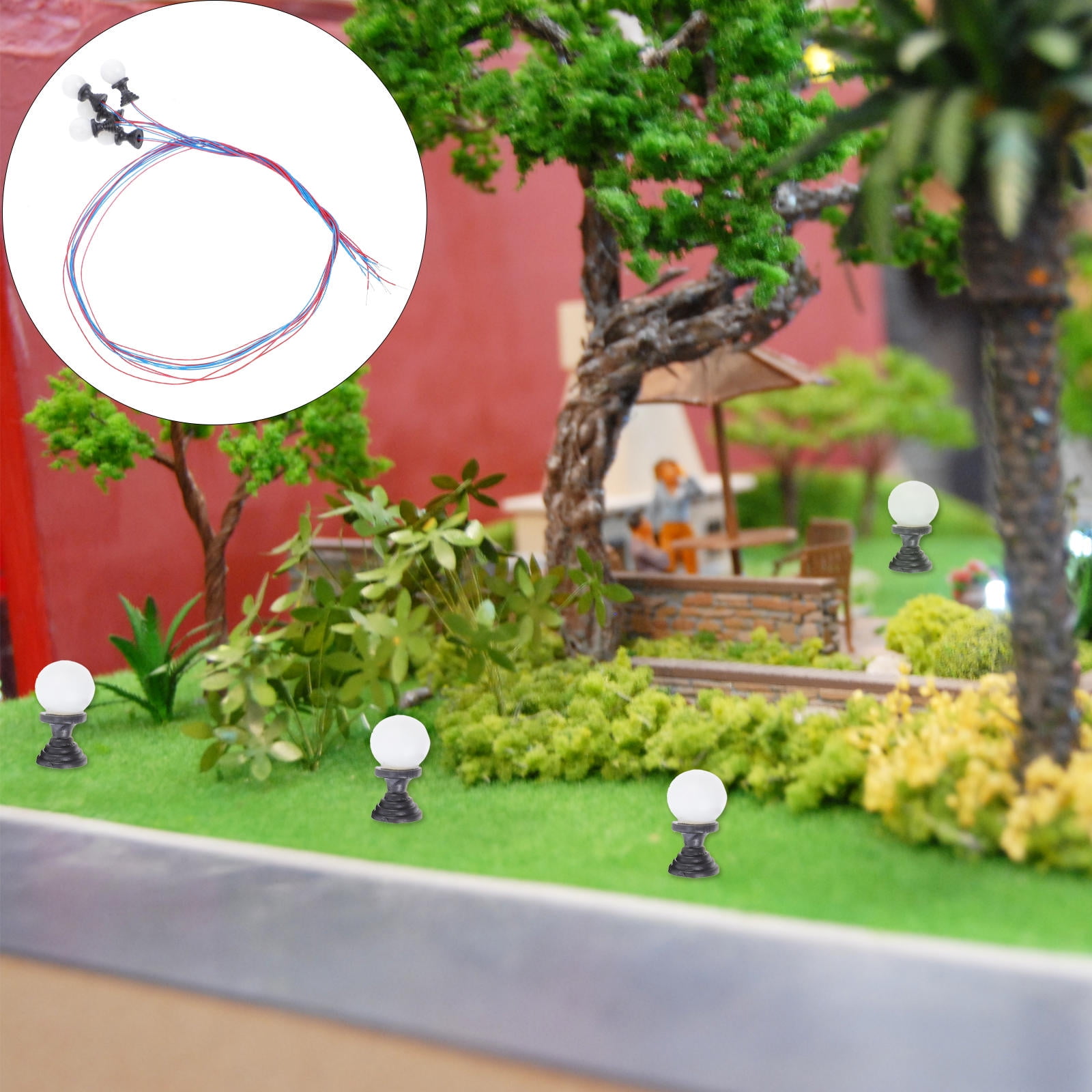 Masteelf 5Pcs Miniature Led Lights for Models in Warm White and Plastic ...