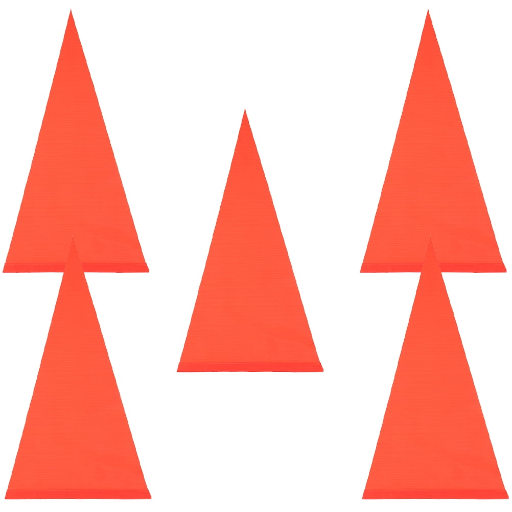 Masteelf 5Pcs Reflective Triangular Bike Safety Flag for and Trailer ...