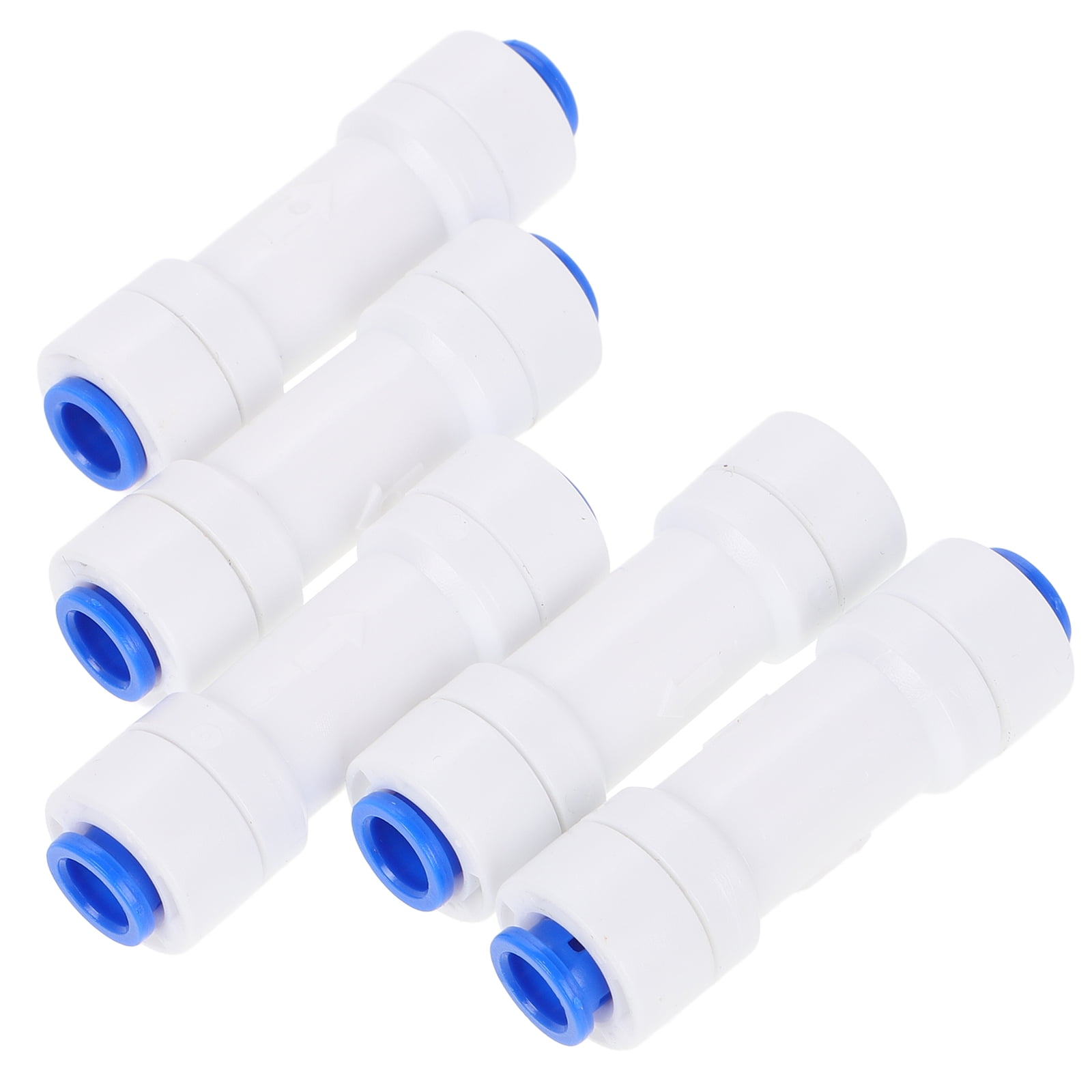 Masteelf 5pcs 1/4 Inch Check Valve For Water Purifier Plastic Pipe ...