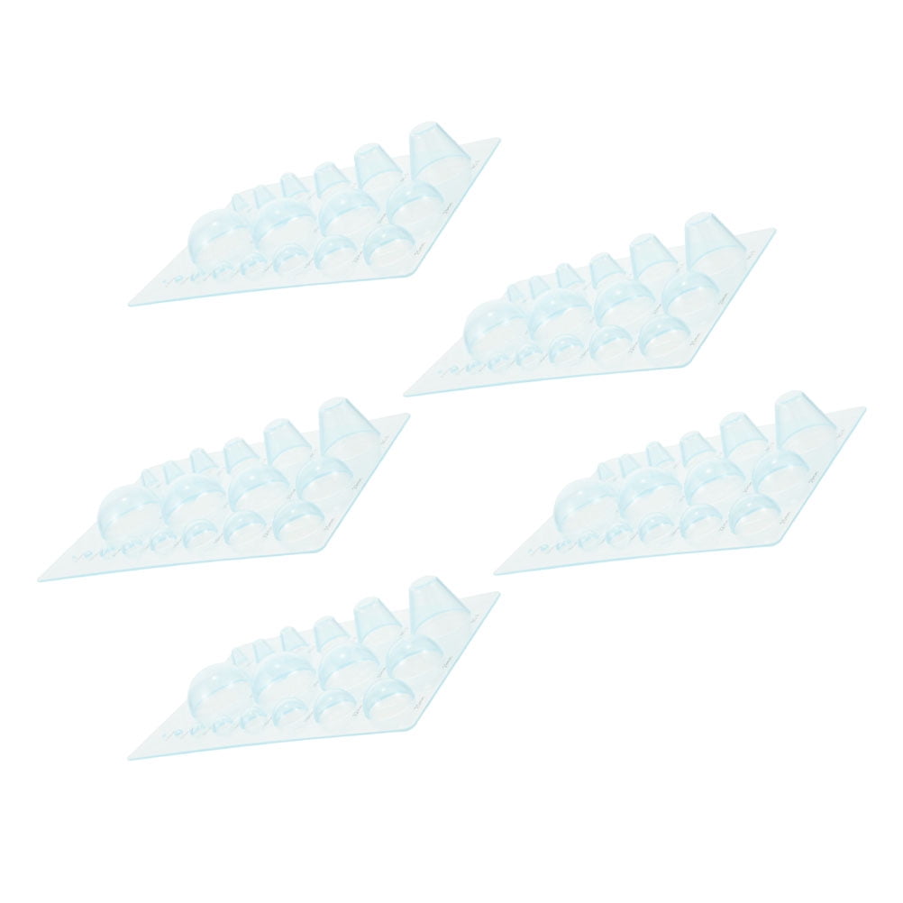 Masteelf 5pcs 3-Row Paper Quilling Tool Set with Scale Half Ball Domes ...