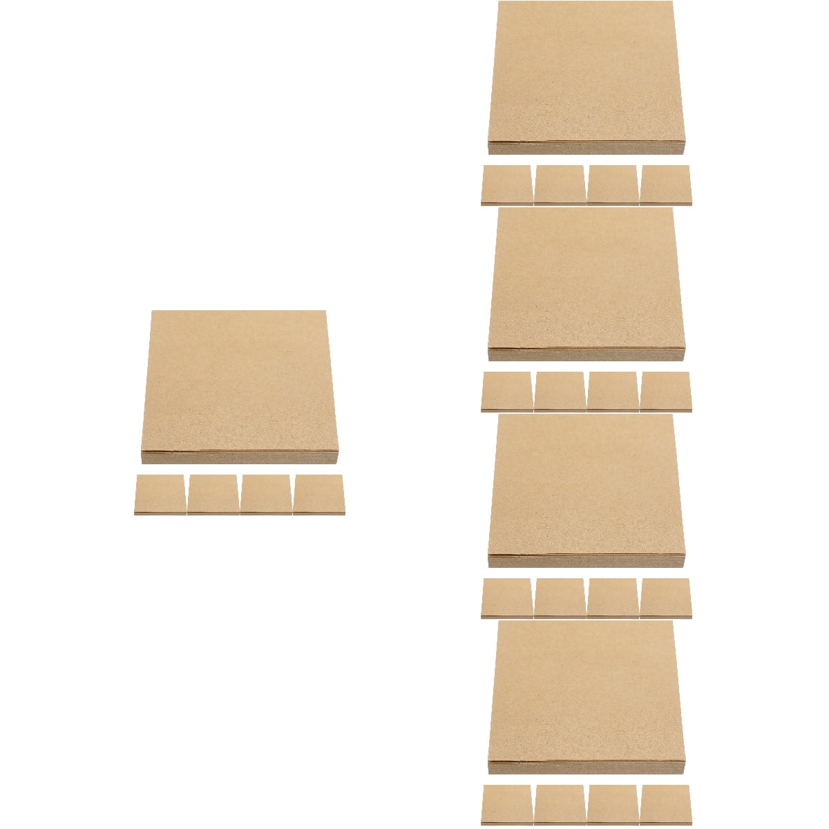 Masteelf 5pcs 5 Books Memo Notepads Tear-off Note Pads Adhesive ...