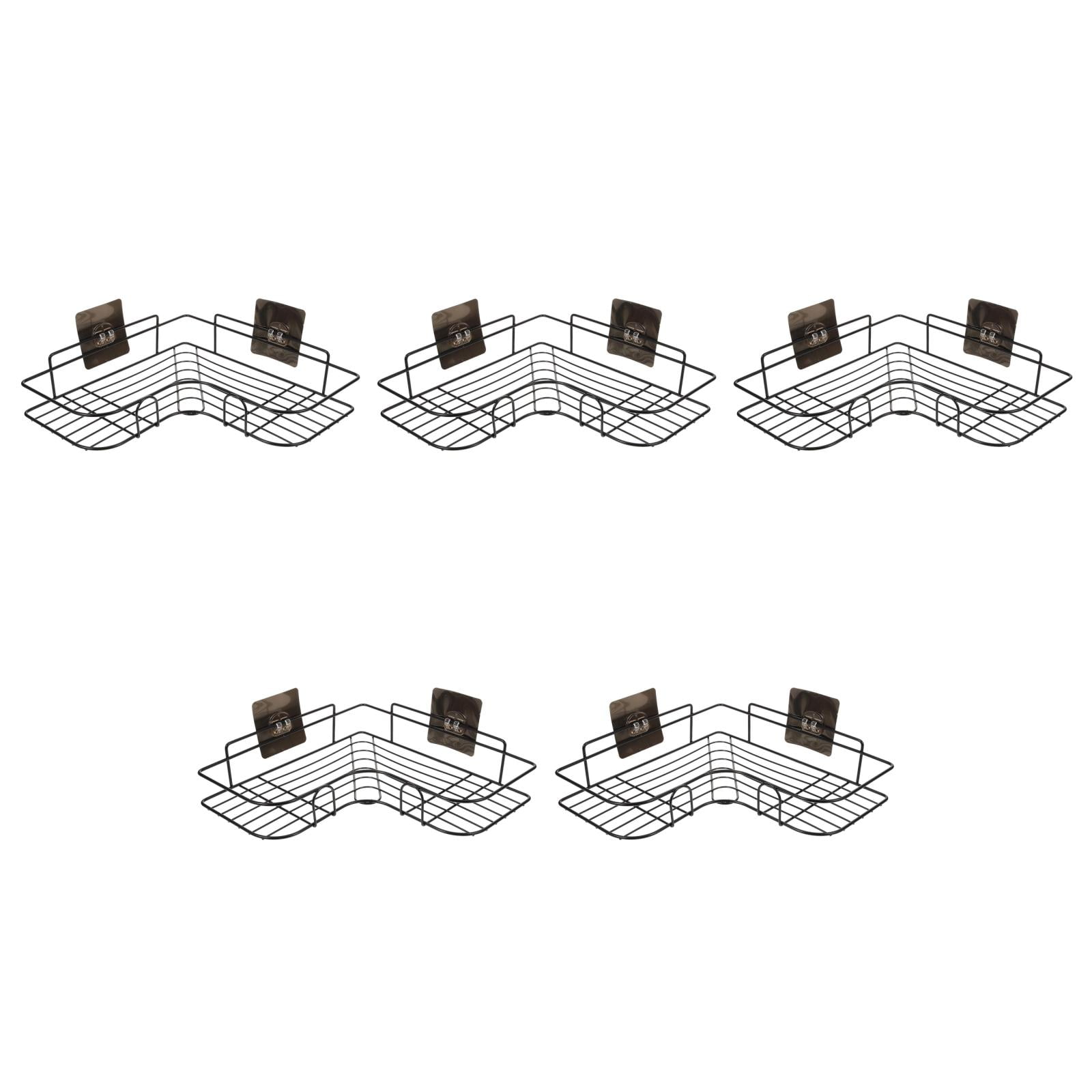 Masteelf 5pcs Bathroom Wall Corner Rack Multi-function Storage Wall ...