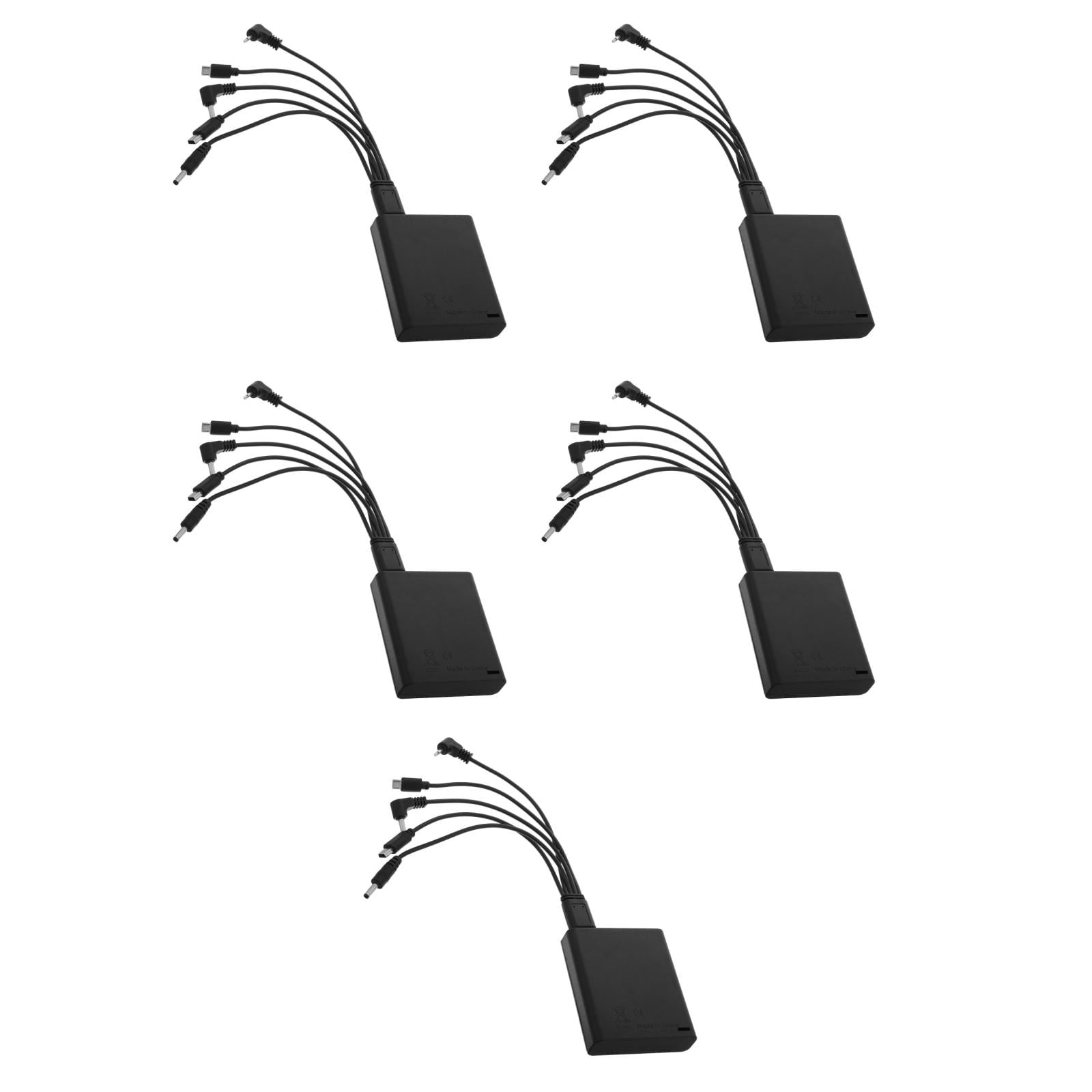 Masteelf 5pcs Black External Emergency Battery Pack Portable Safe Box ...