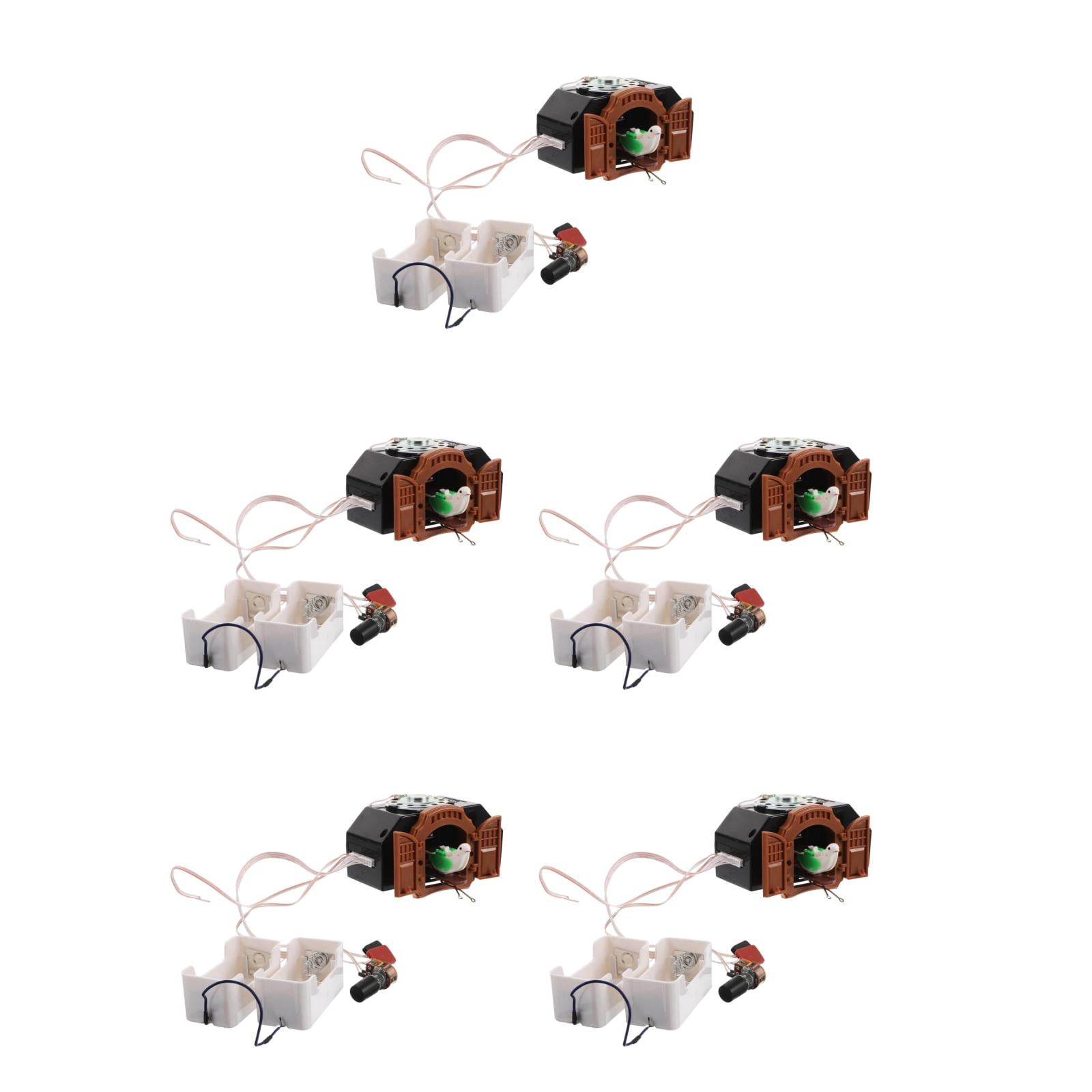 Masteelf 5pcs Classic Cuckoo Clock Movement Easy Installation Wall ...