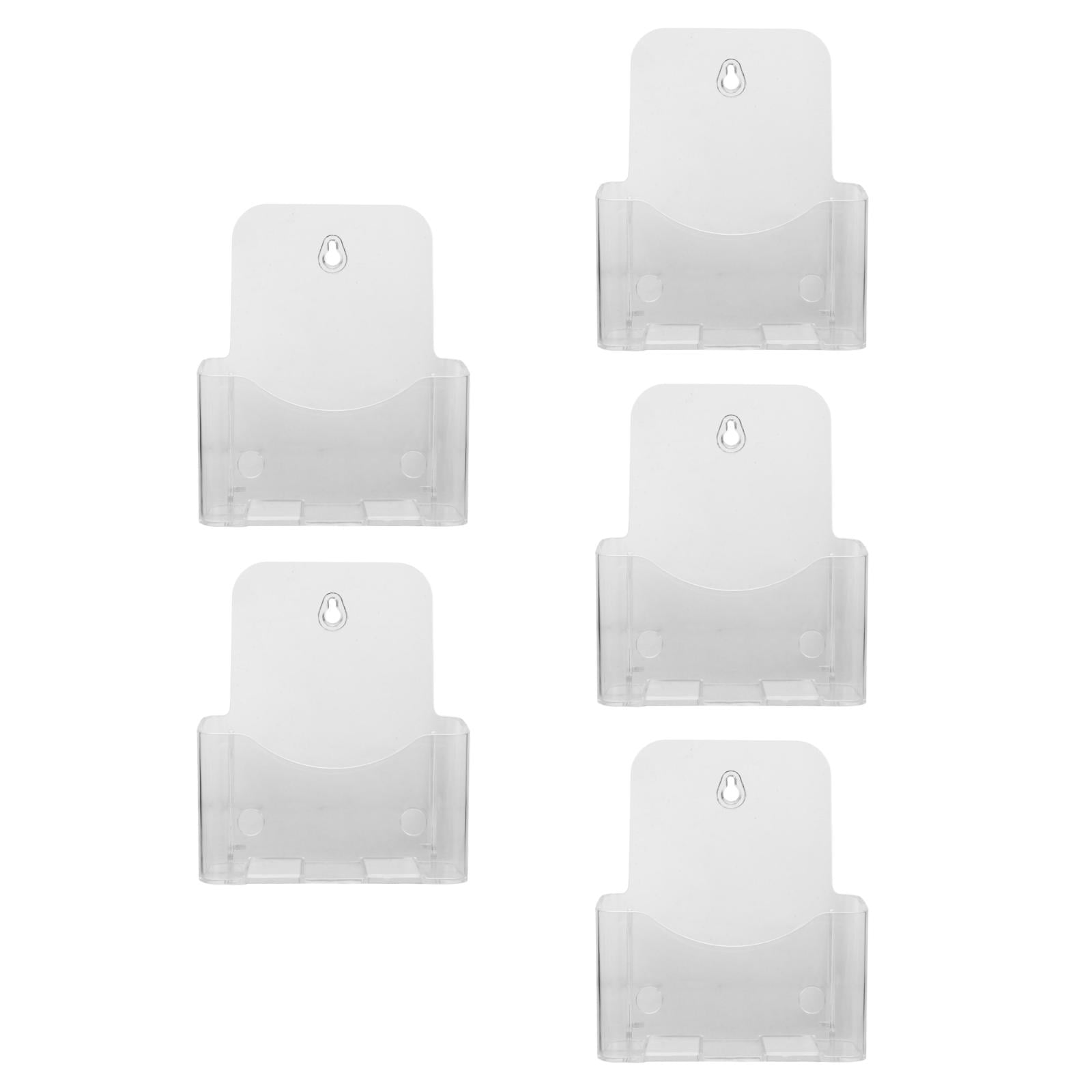 Masteelf 5pcs Clear Acrylic Brochure Holder Brochure Display Stand ...