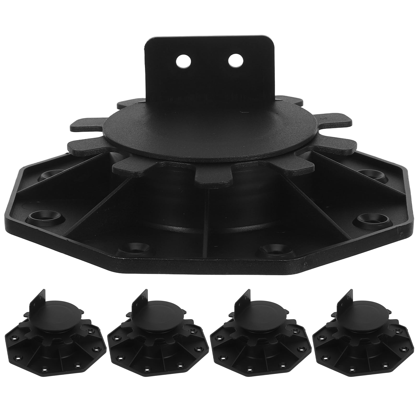 Masteelf 5pcs Deck Support Plastic Adjustable Pedestal Base Deck ...