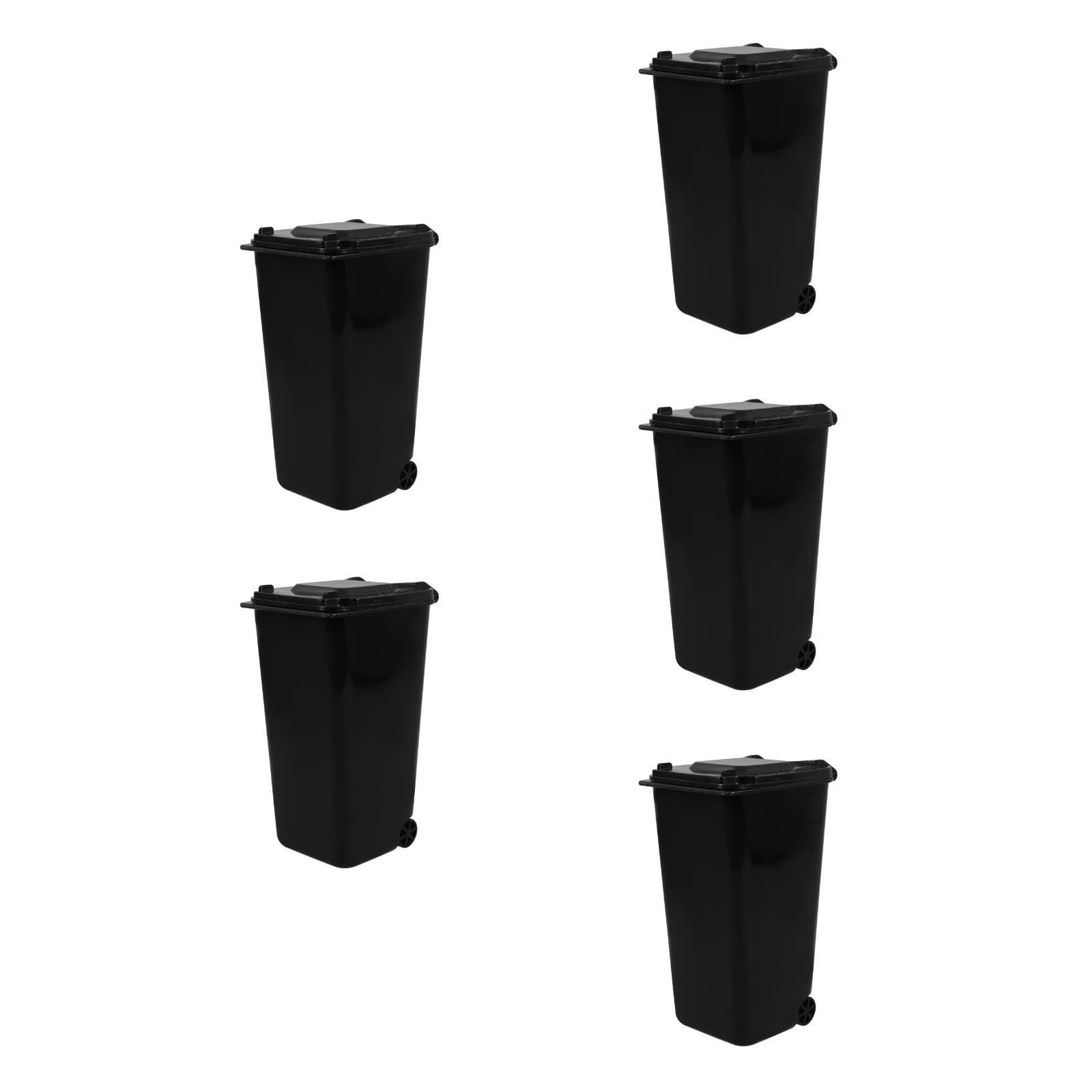 Masteelf 5pcs Desk Office Waste Can Mini Garbage Bucket Decorative ...