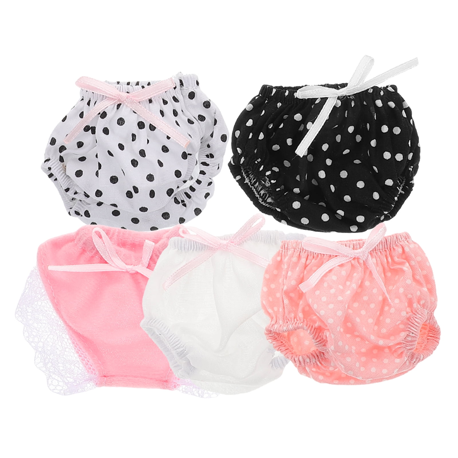 Masteelf 5pcs Doll Underwear Toys For Baby Doll Polyester Doll Panties ...