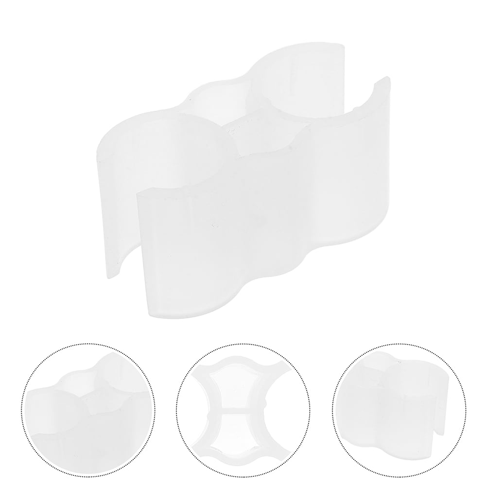 Masteelf 5pcs Double Hose Clamp For Broom Handle Clip Adapter Pipe ...