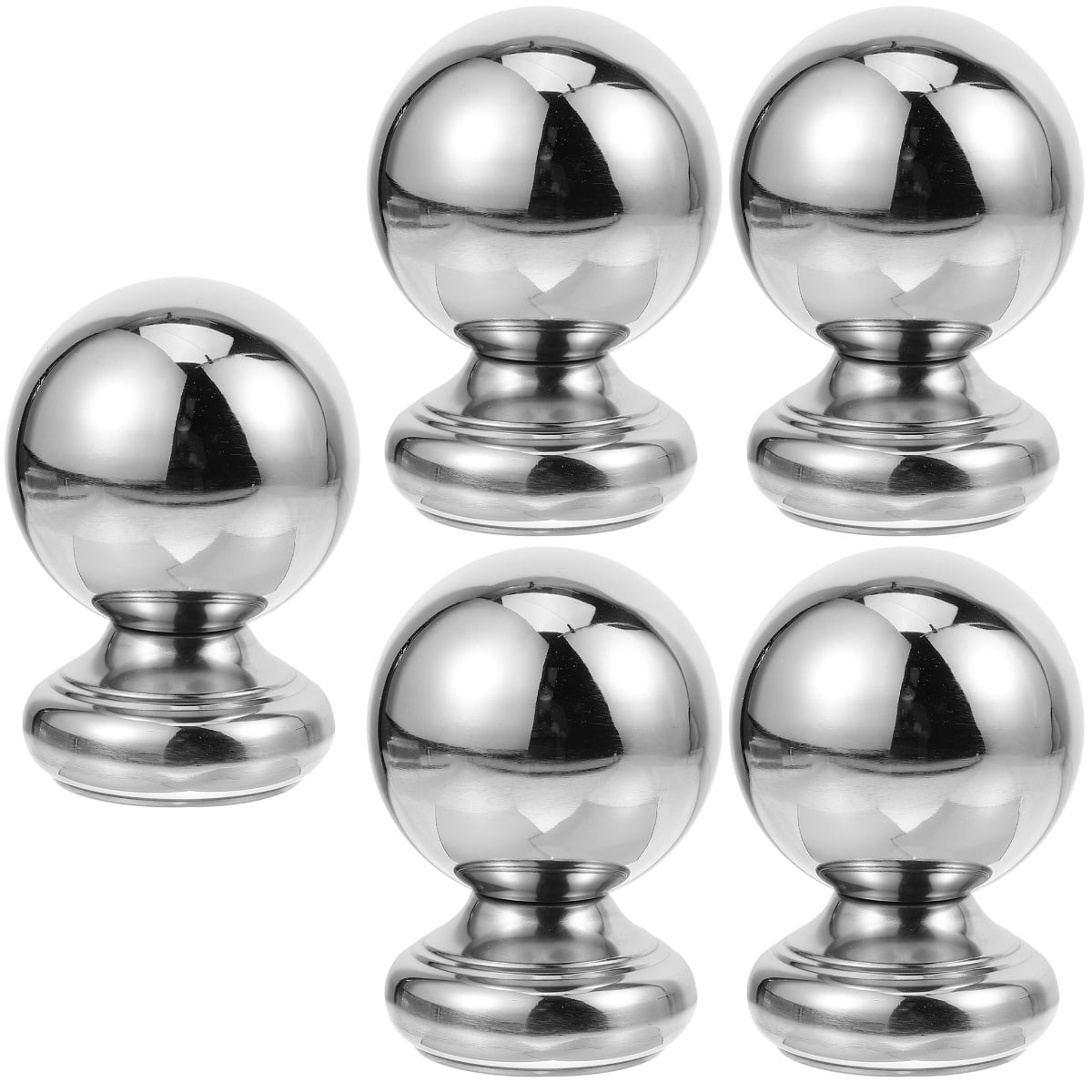 Masteelf 5pcs Handrail Ball 51mm Stair Railing Finial Ball Stairway ...